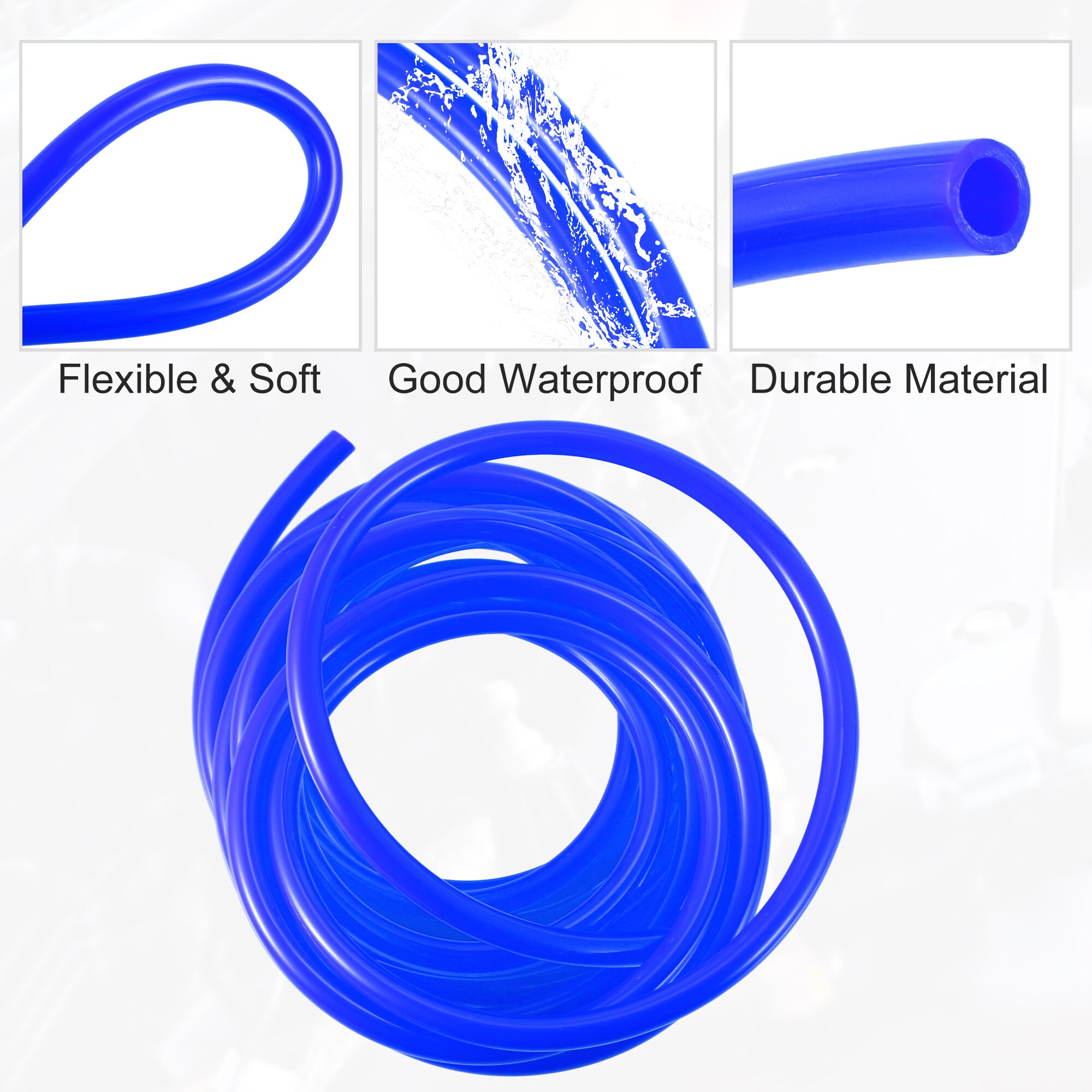 Unique Bargains 0.31 Inchx236 Inch 8mm x 6m Tubing Carburetor Fuel Vent ...