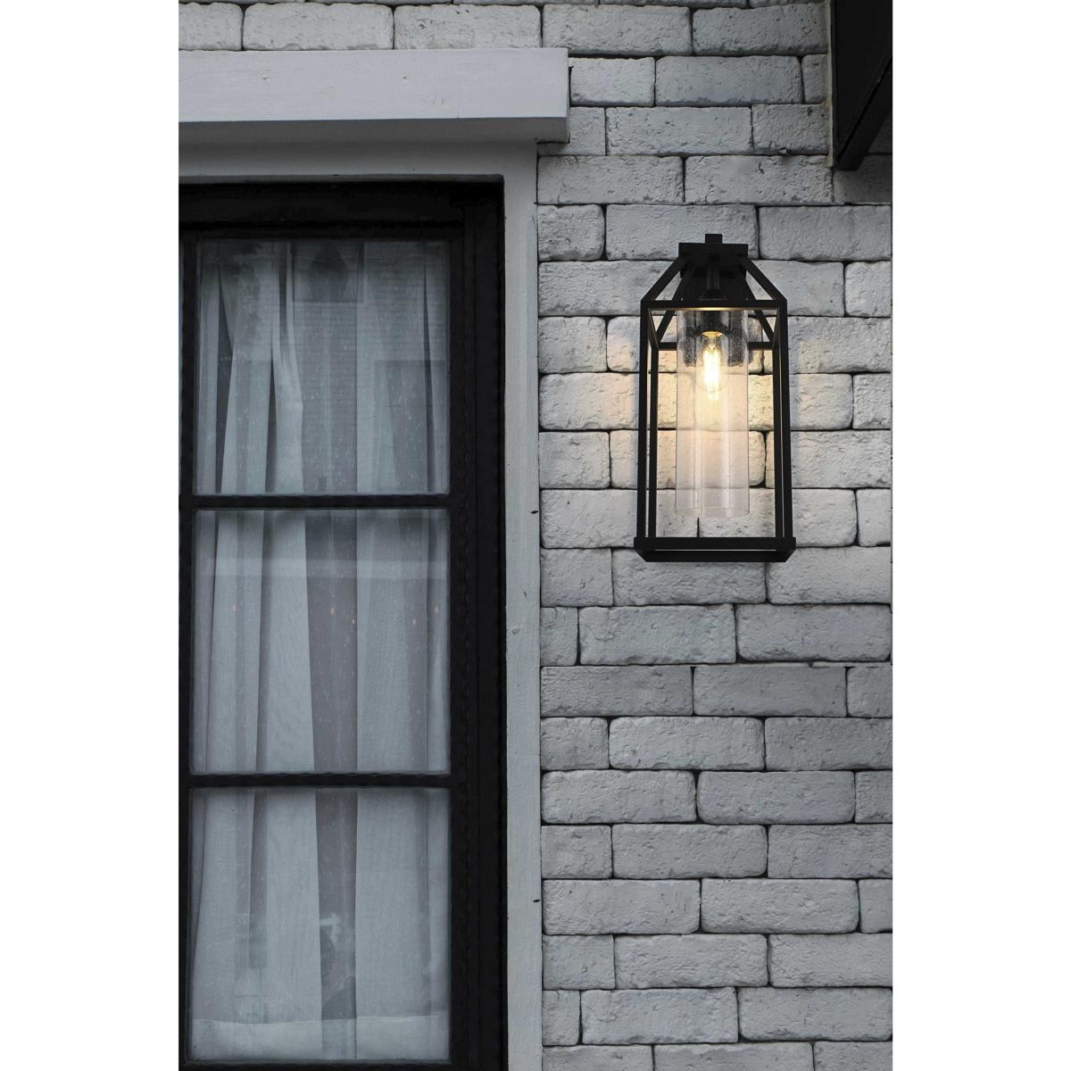 Elegant Lighting OD606W24BK Zora 1 Light 24 inch Black Outdoor Wall ...