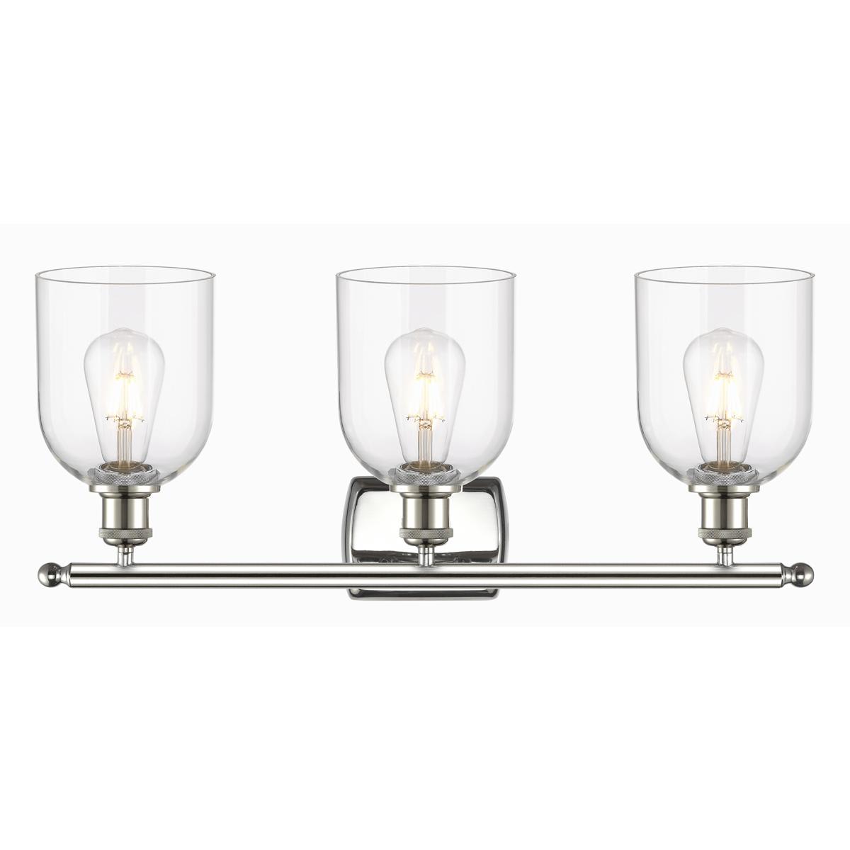 Innovations Lighting 516-3W-PN-G558-6CL Ballston Bella Bathroom Vanity ...