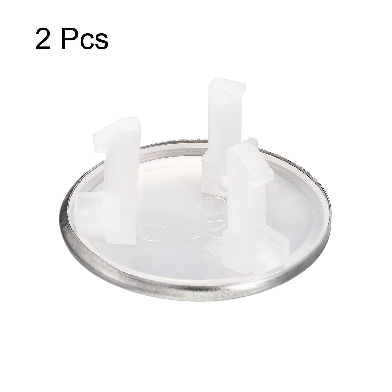 Unique Bargains Sink Trim Overflow Cover 2pcs Sink Overflow Rings Metal ...