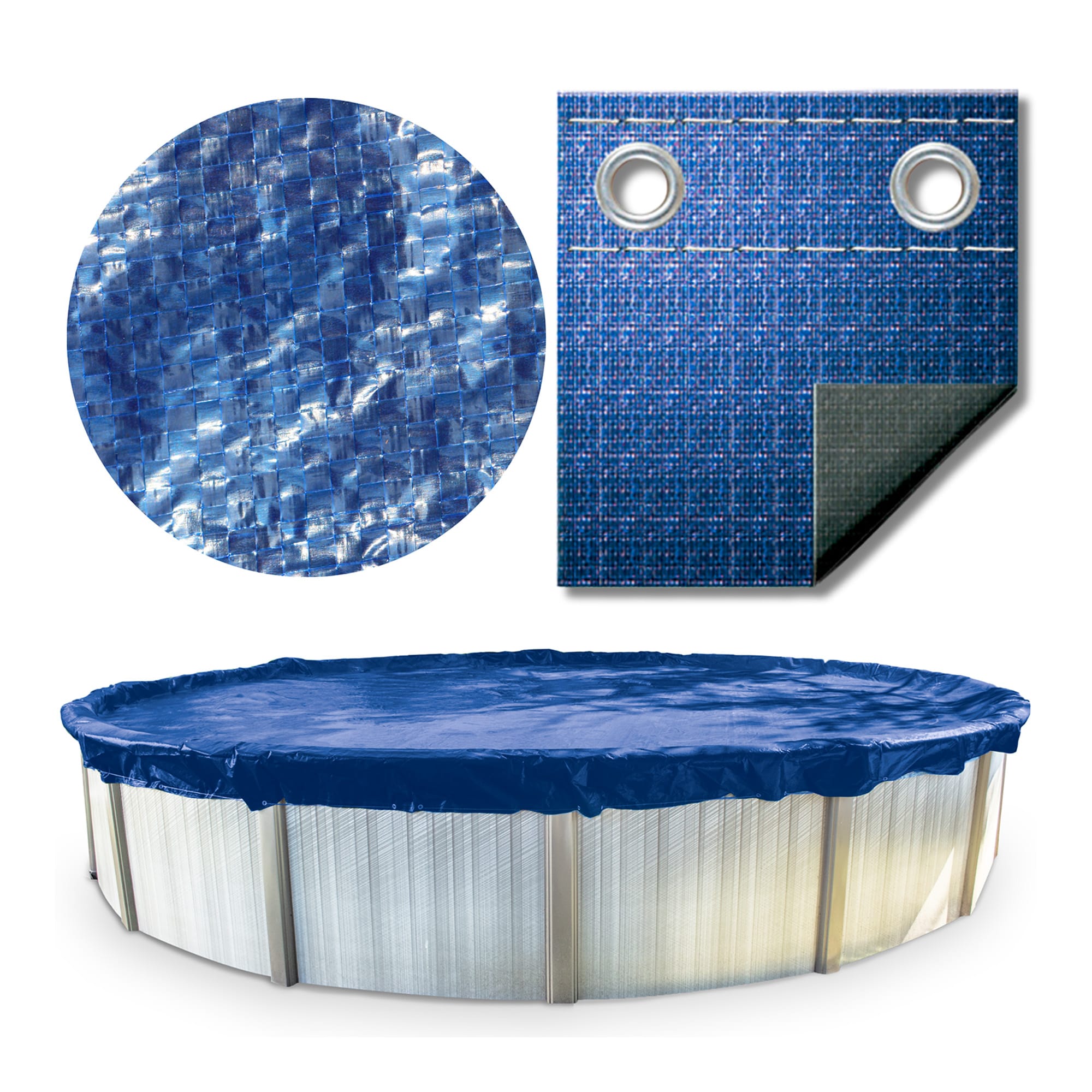 Swimline Hydrotools Supreme Guard Winter Cover for 12 Feet x 18 Feet ...