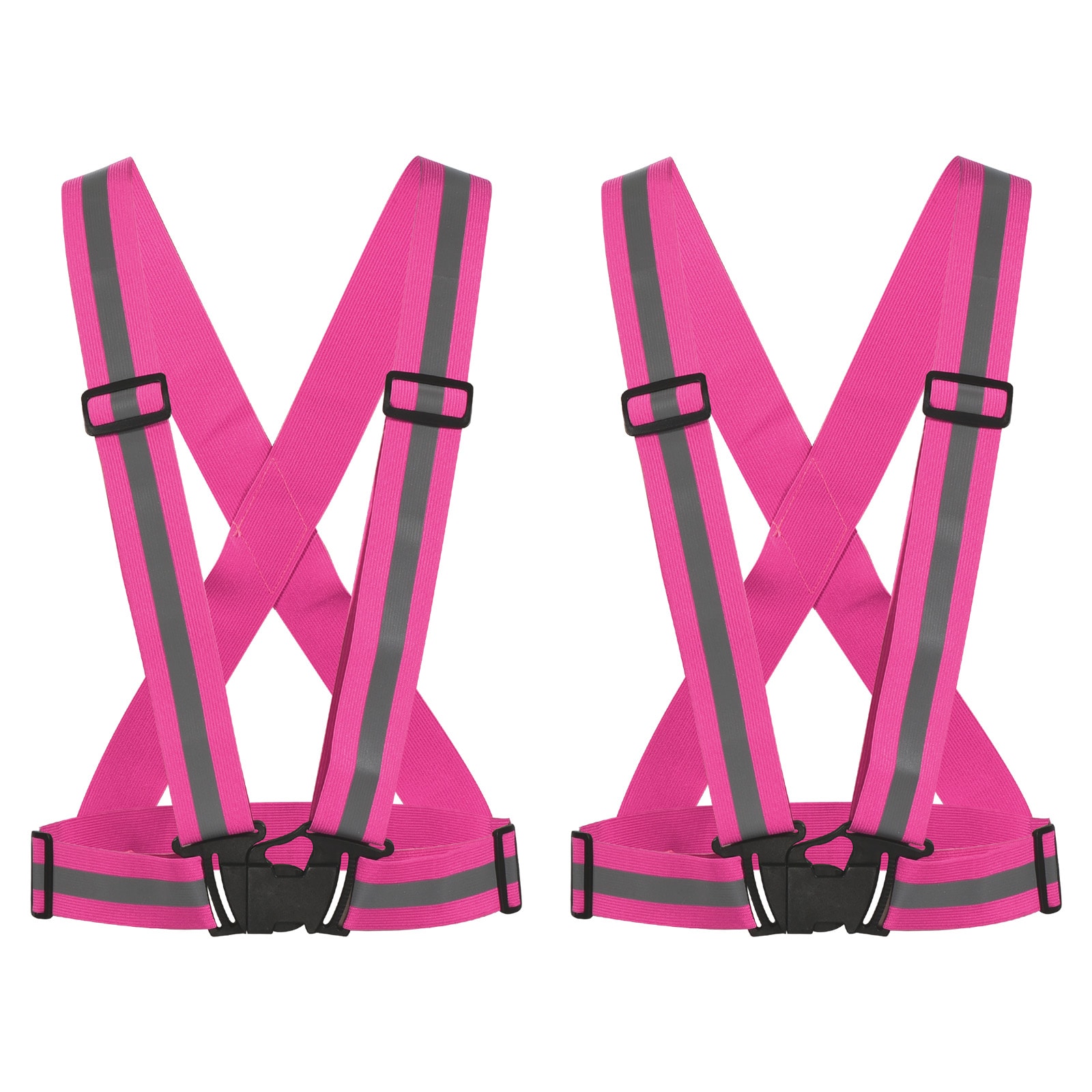 Unique Bargains Reflective Vest Adjustable High Visibility Safety Vest ...