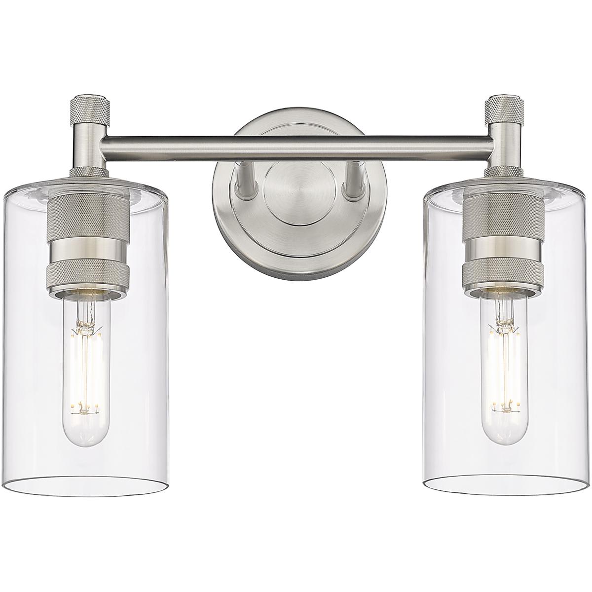 Innovations Lighting 434-2W-SN-G434-7CL Downtown Urban Crown Point ...