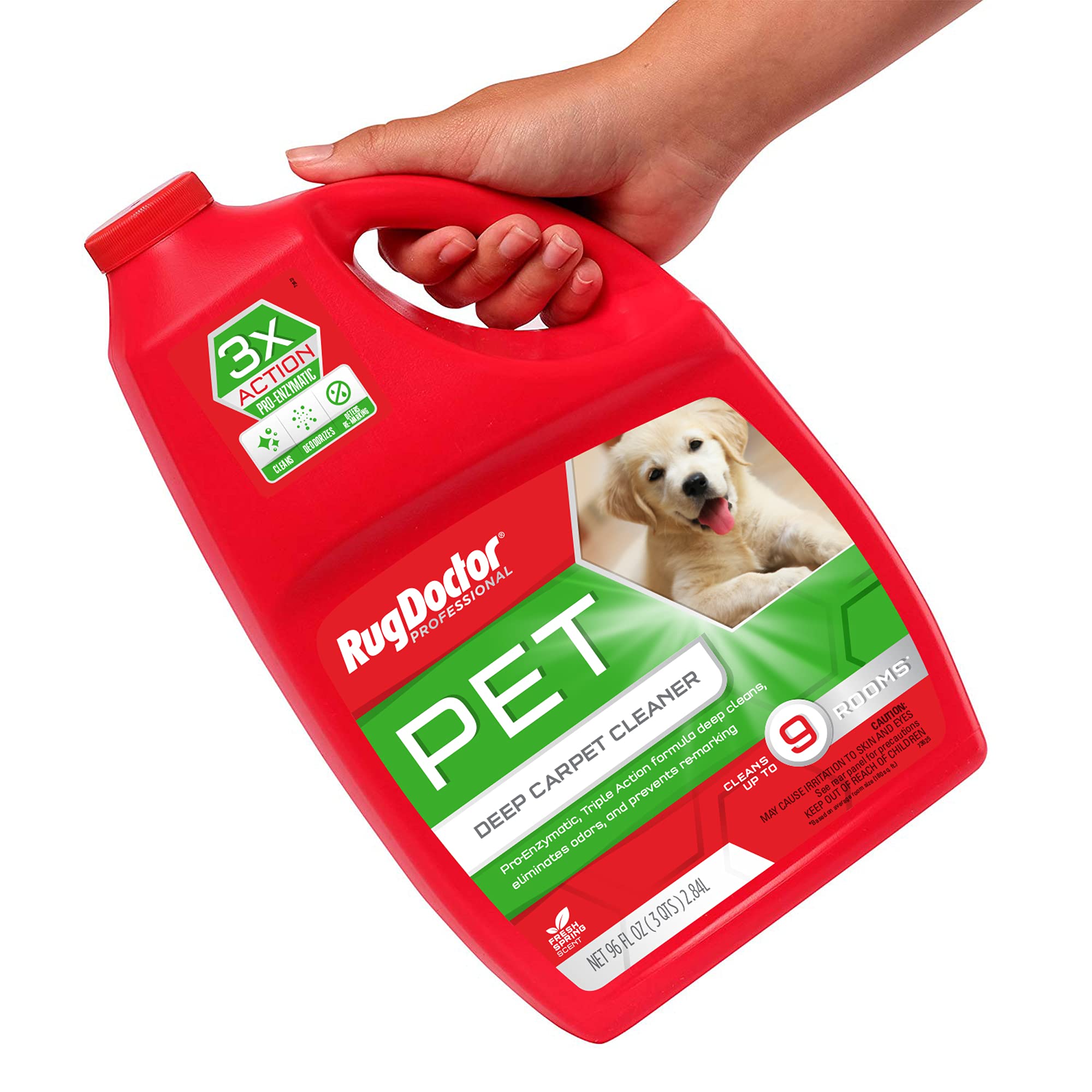 Rug Doctor Pet Carpet Cleaner 96 oz. Pro-Enzymatic Formula with 3X ...
