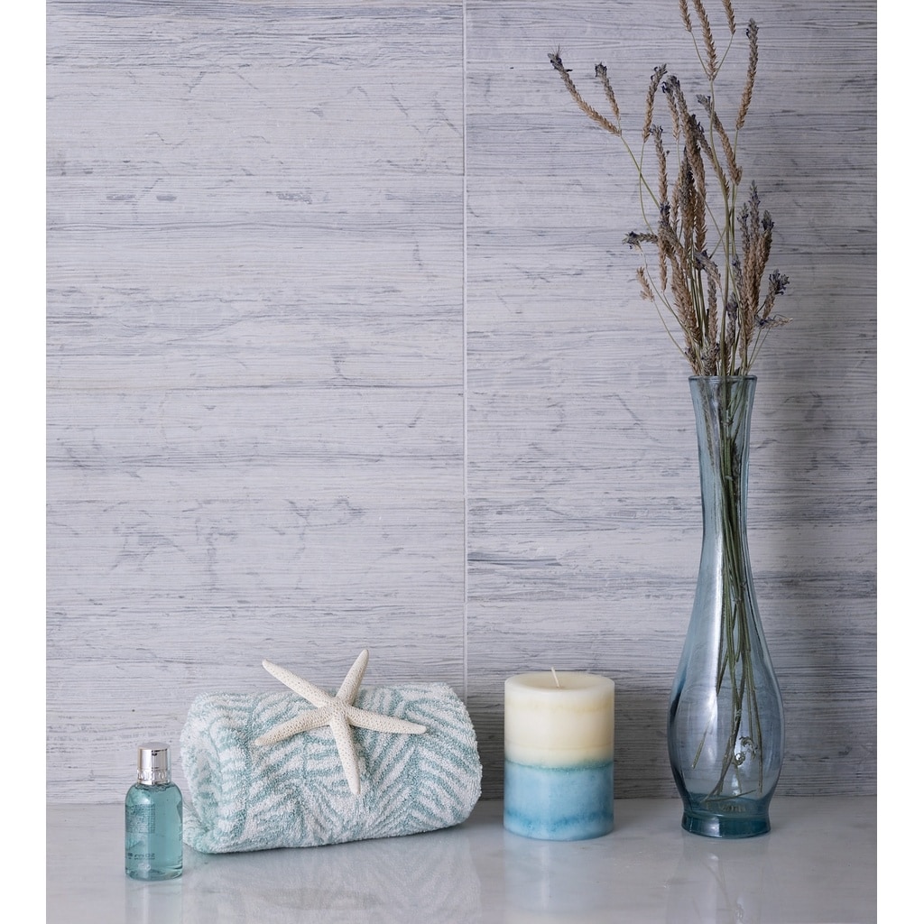 Apollo Tile Artisana Gray 3-in x 12-in Natural Natural stone Marble ...
