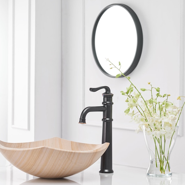 BWE Oil Rubbed Bronze Vessel 1-Handle WaterSense Bathroom Sink Faucet ... BWE Oil Rubbed Bronze Vessel 1-Handle WaterSense Bathroom Sink Faucet ...