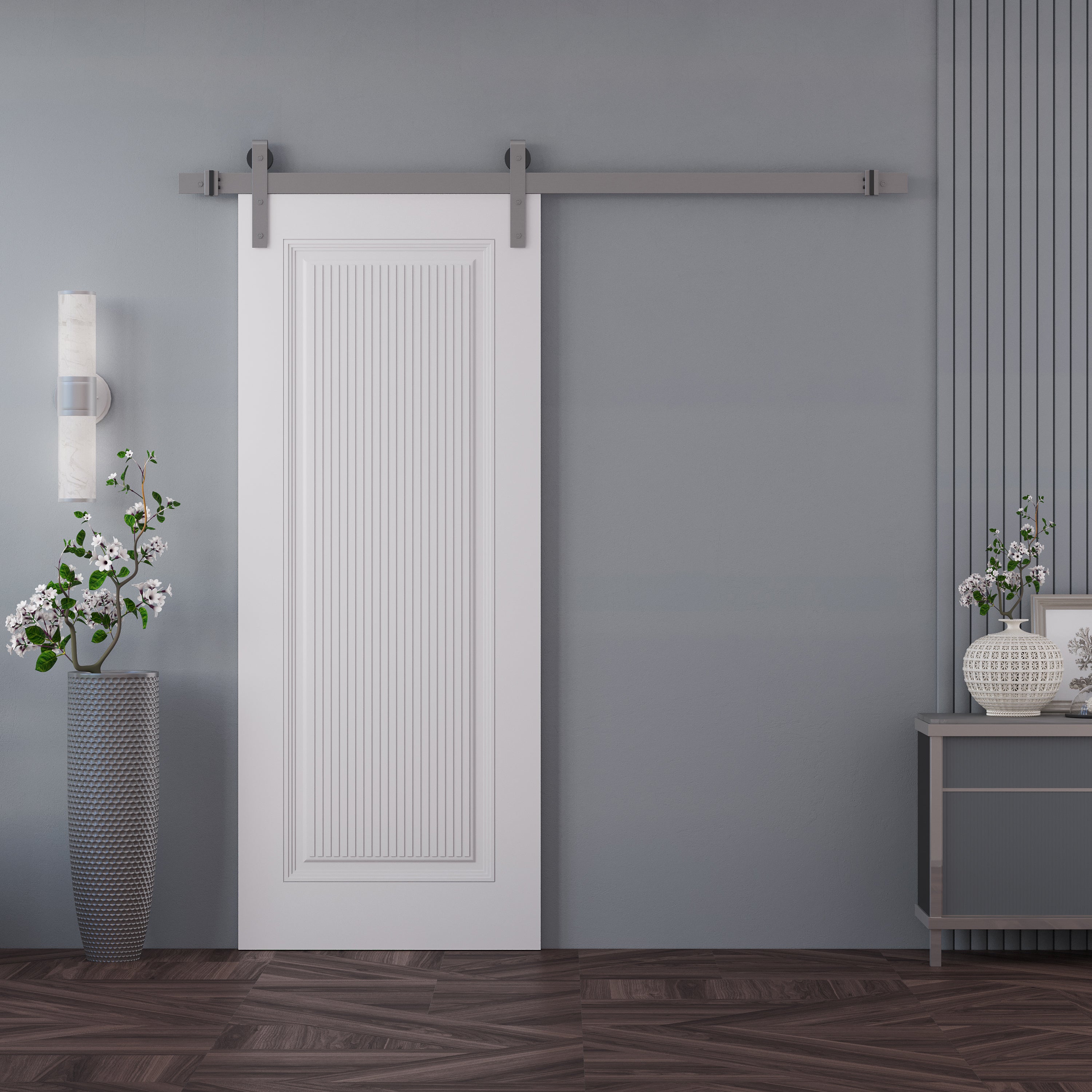 SARTODOORS Interior Double Doors 84 x 84 inches - SELECT 1119 White ...
