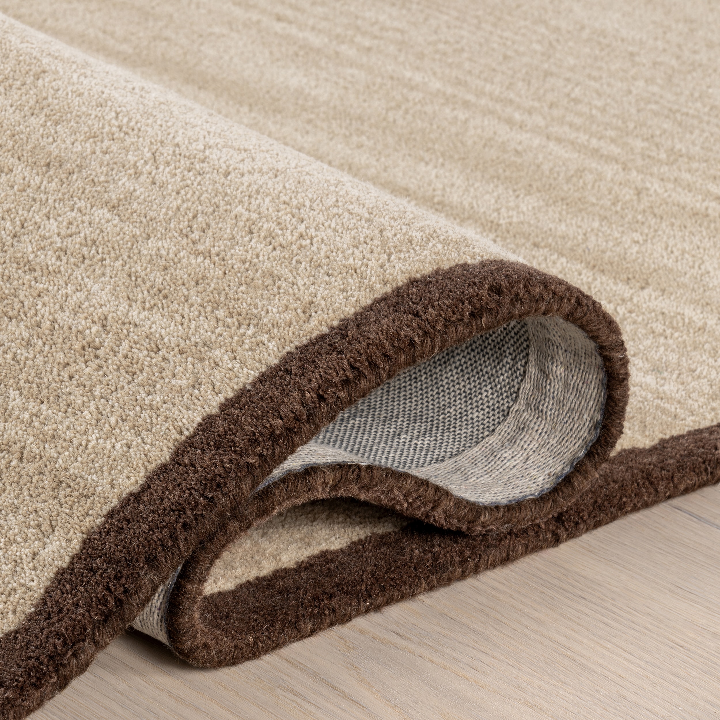 nuLOOM Pierre Wool 9ft. x 12ft. Beige Area Rug in the Rugs department ...