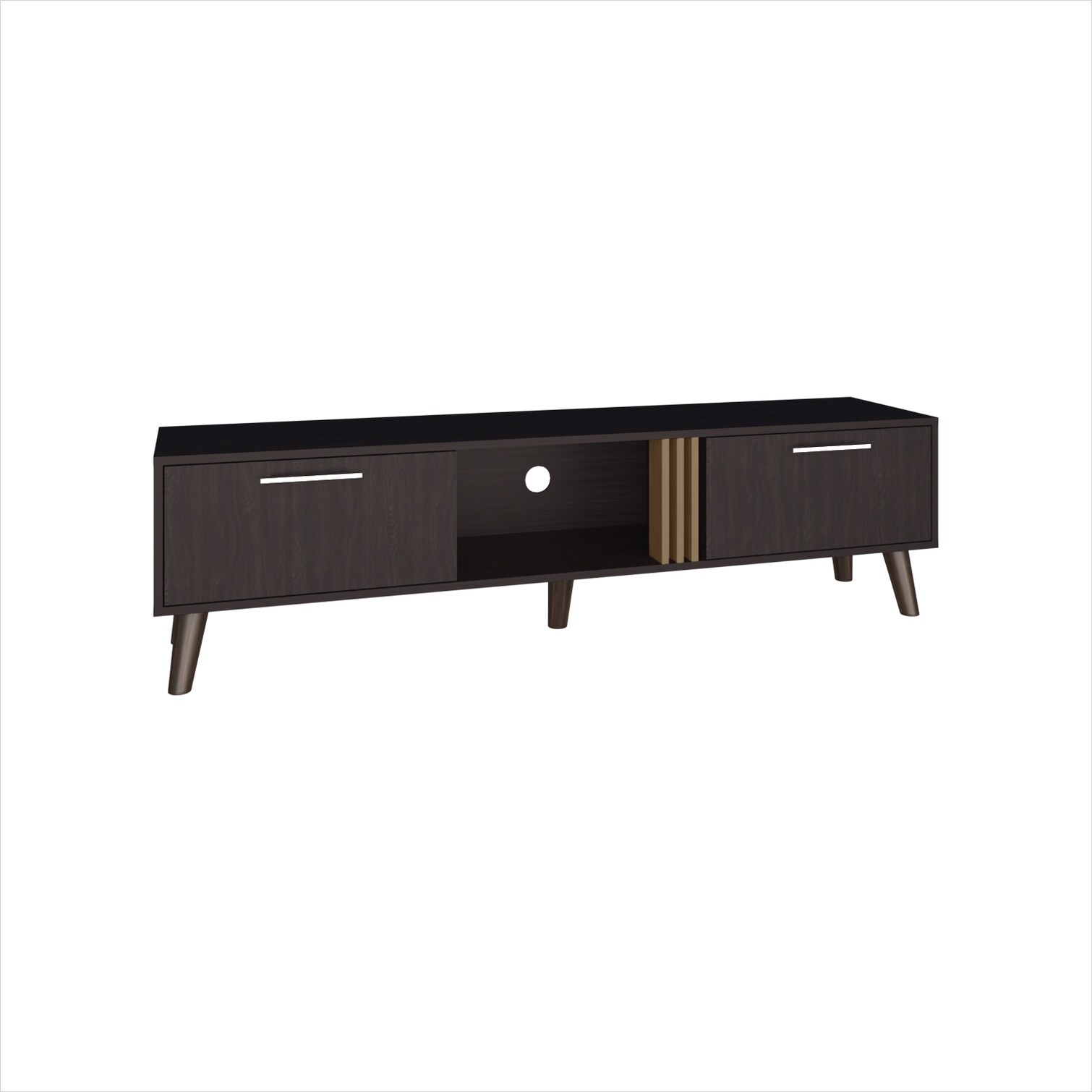 Watnature Living Room TV Stand: Modern 63-Inch Console with Pull-Down ...