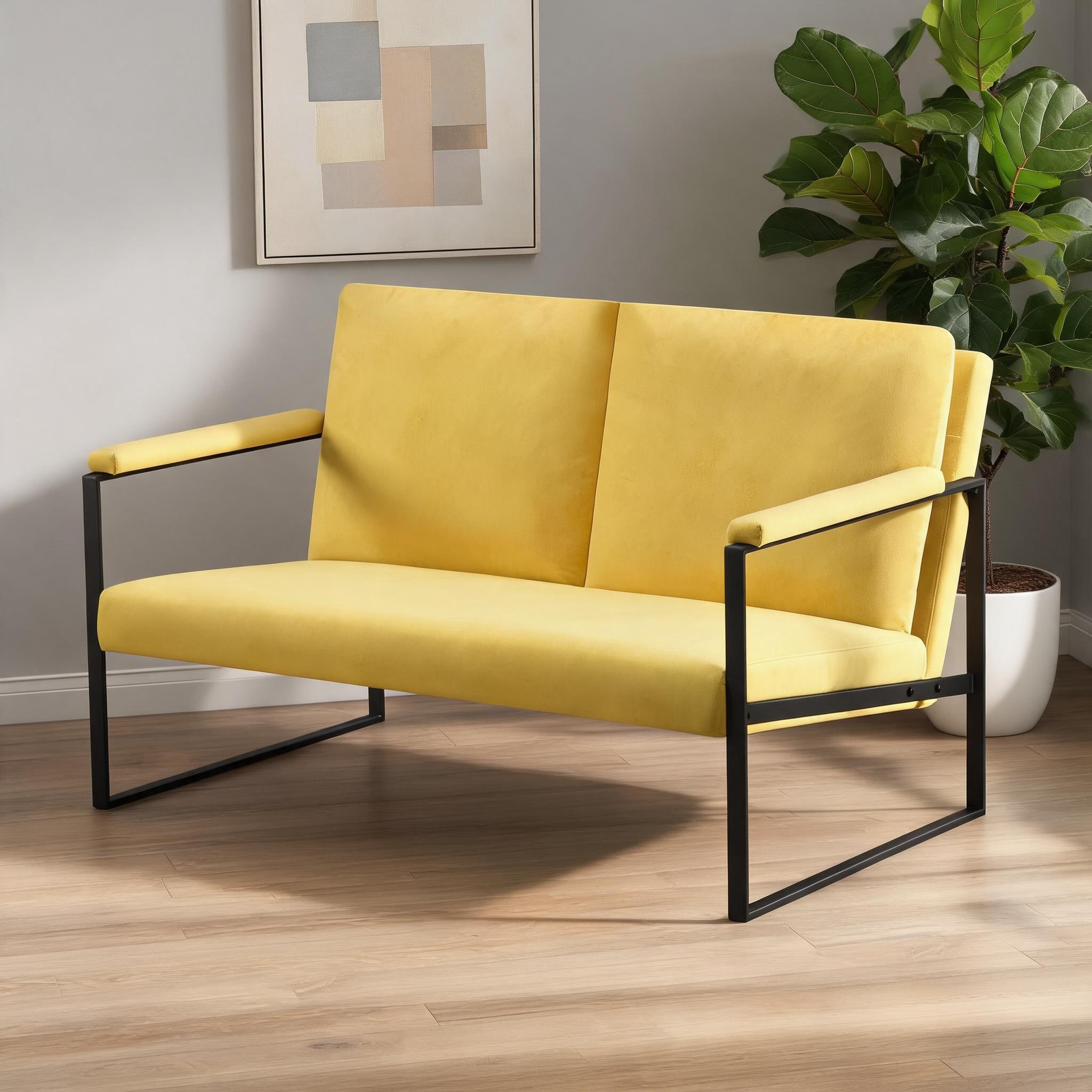 Watnature For Living Room and Bedroom Use 2-Seater Modern Loveseat ...