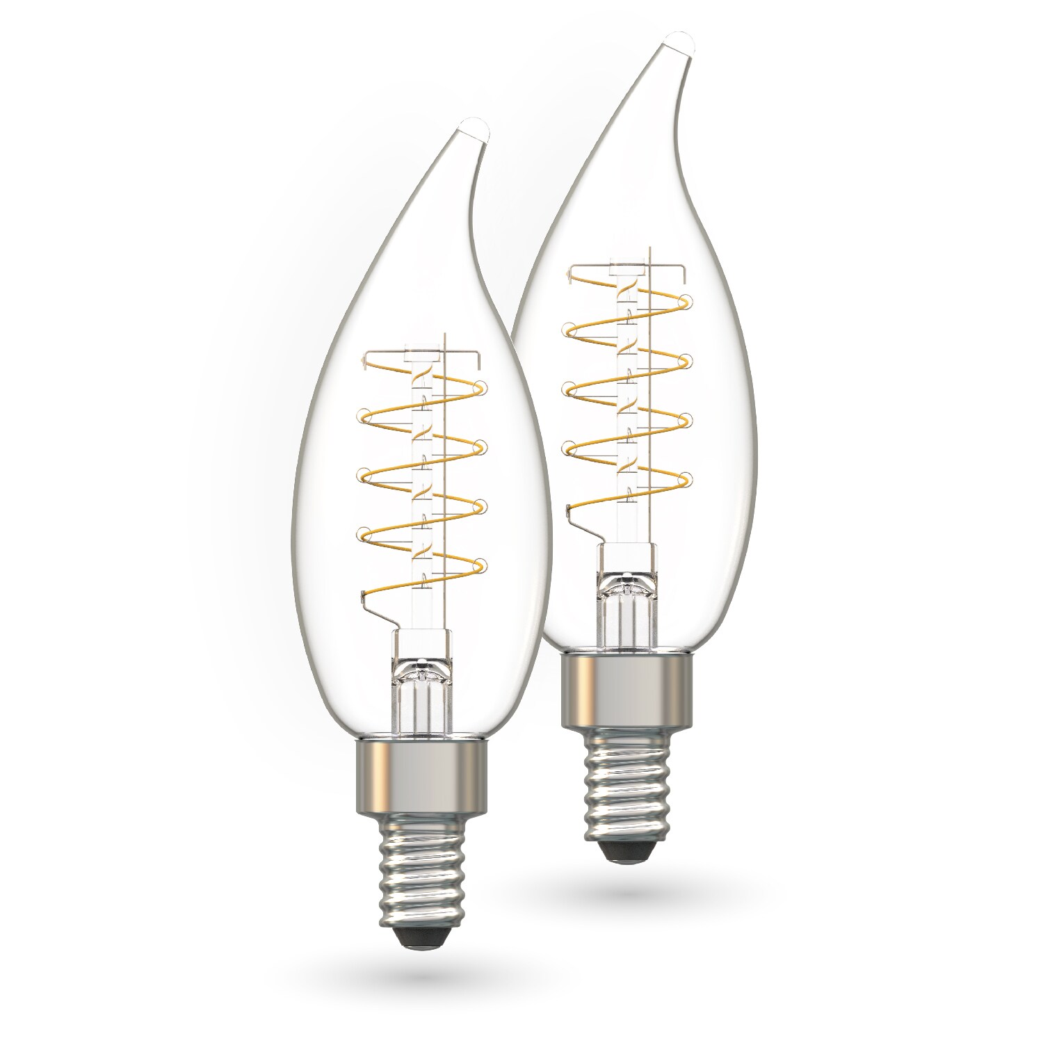 Utilitech 40 -Watt EQ CA11 Daylight Screw bases Dimmable LED General ...