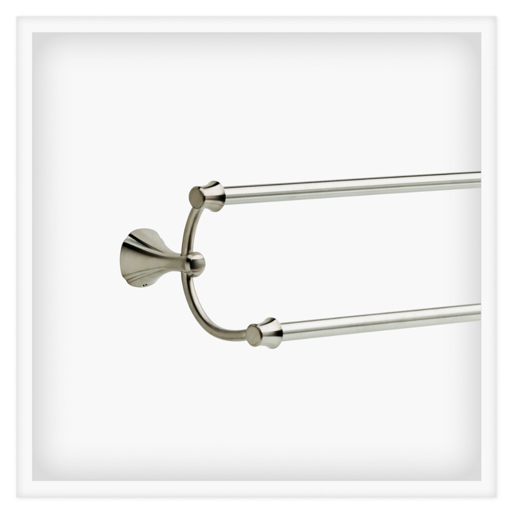 Delta Addison 24-in double Brilliance Stainless Steel Wall mount Double ...