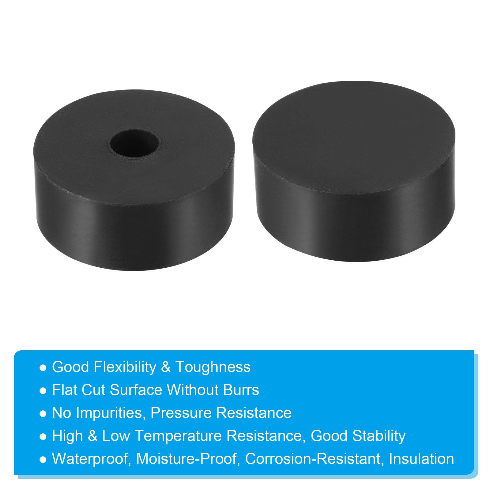 PATIKIL Vibration Isolation Washer 2 Inch OD 0.5 Inch ID 0.8 Inch Thick ...