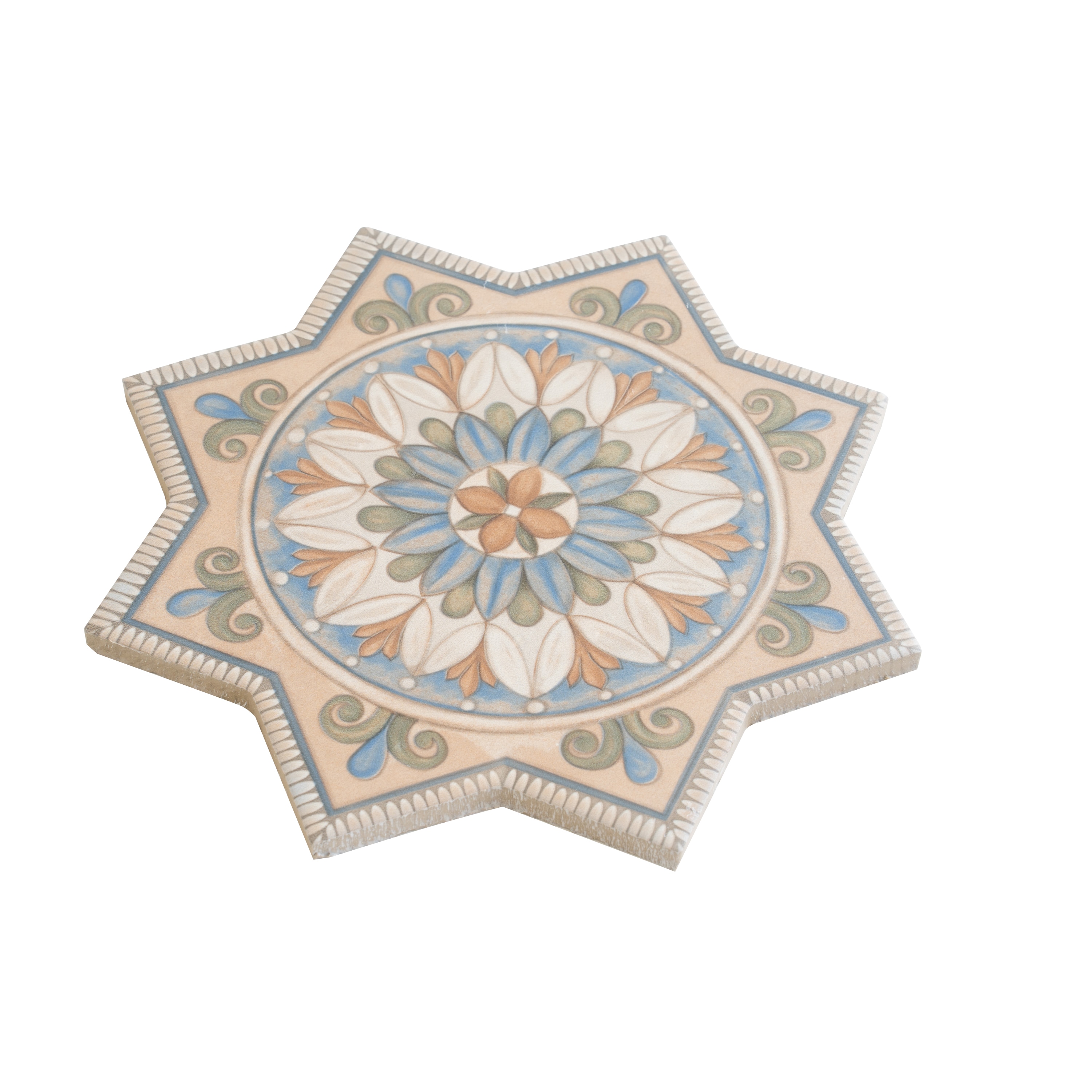 Apollo Tile Terralis Terracoota Sage Green-Blue 7-in x 7-in Matte ...