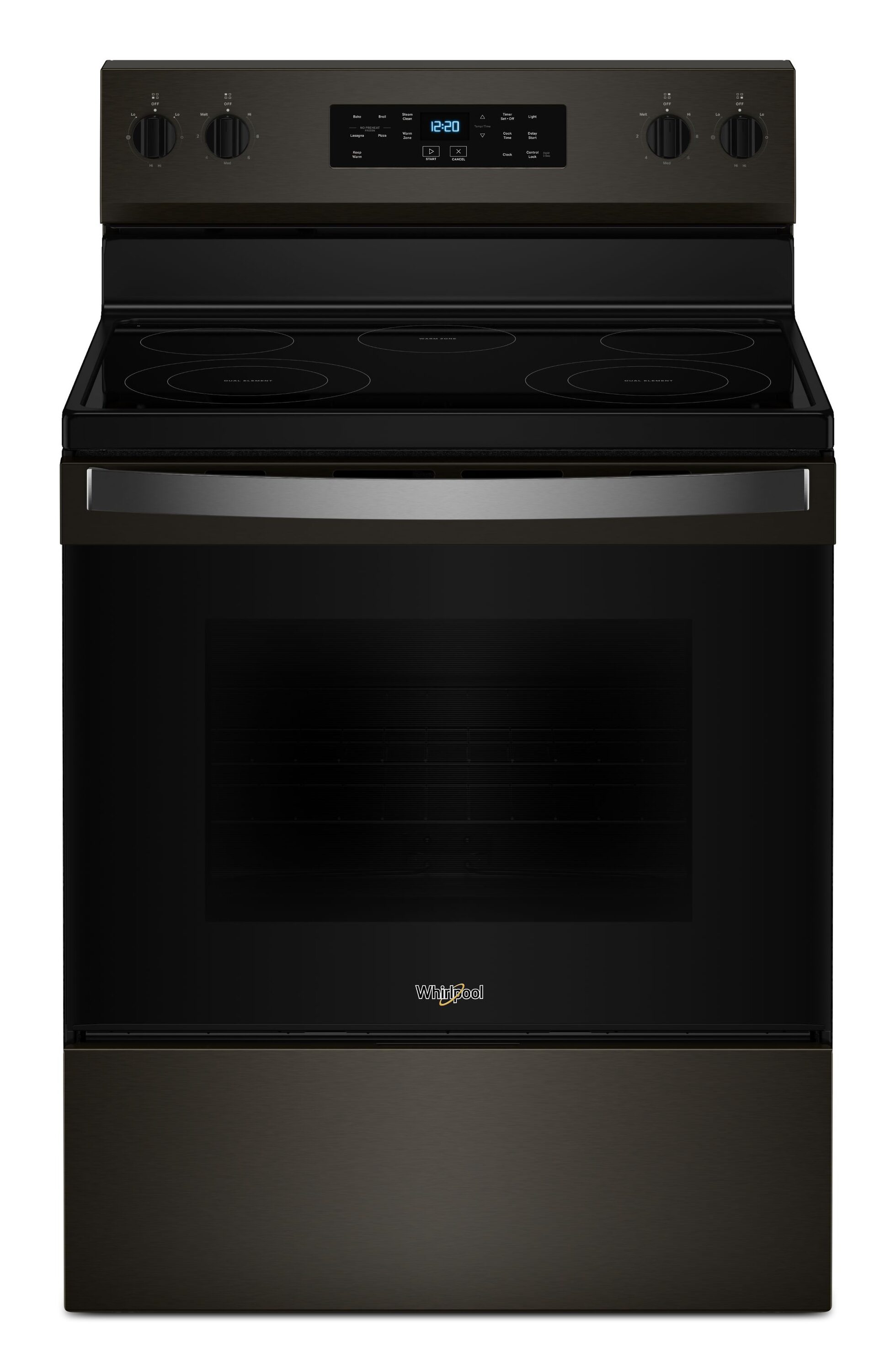 Whirlpool Black Stainless steel Single Oven Electric Ranges at Lowes.com