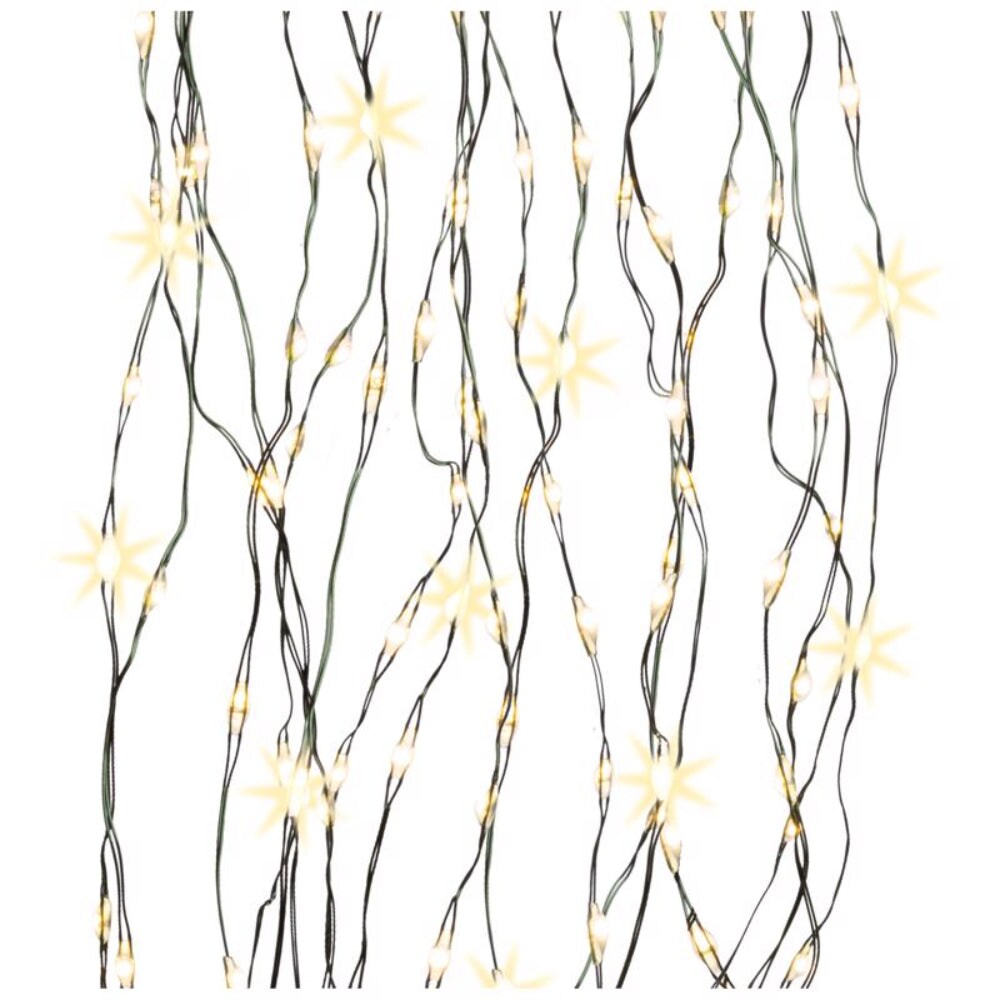 Celebrations Platinum LED Big Seed Cluster Warm White 832 ct String ...