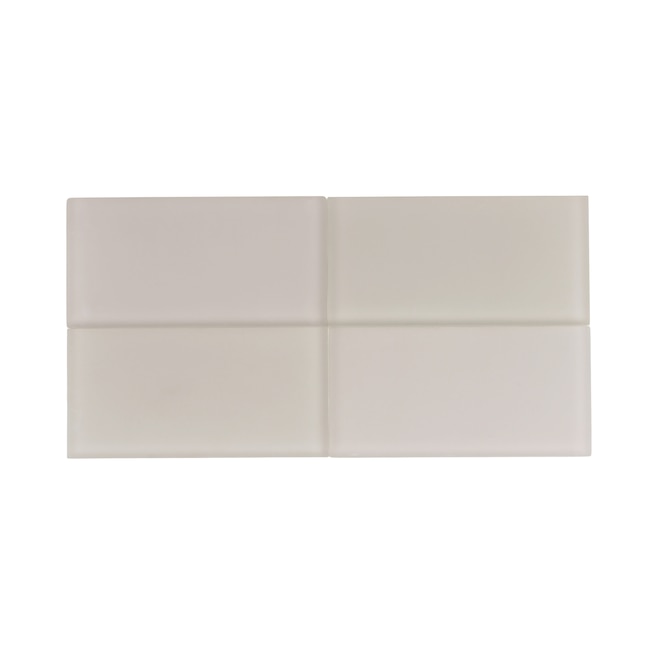 Apollo Tile Colorway Beige 3 In X 6 In Matte Glass Brick Subway Wall