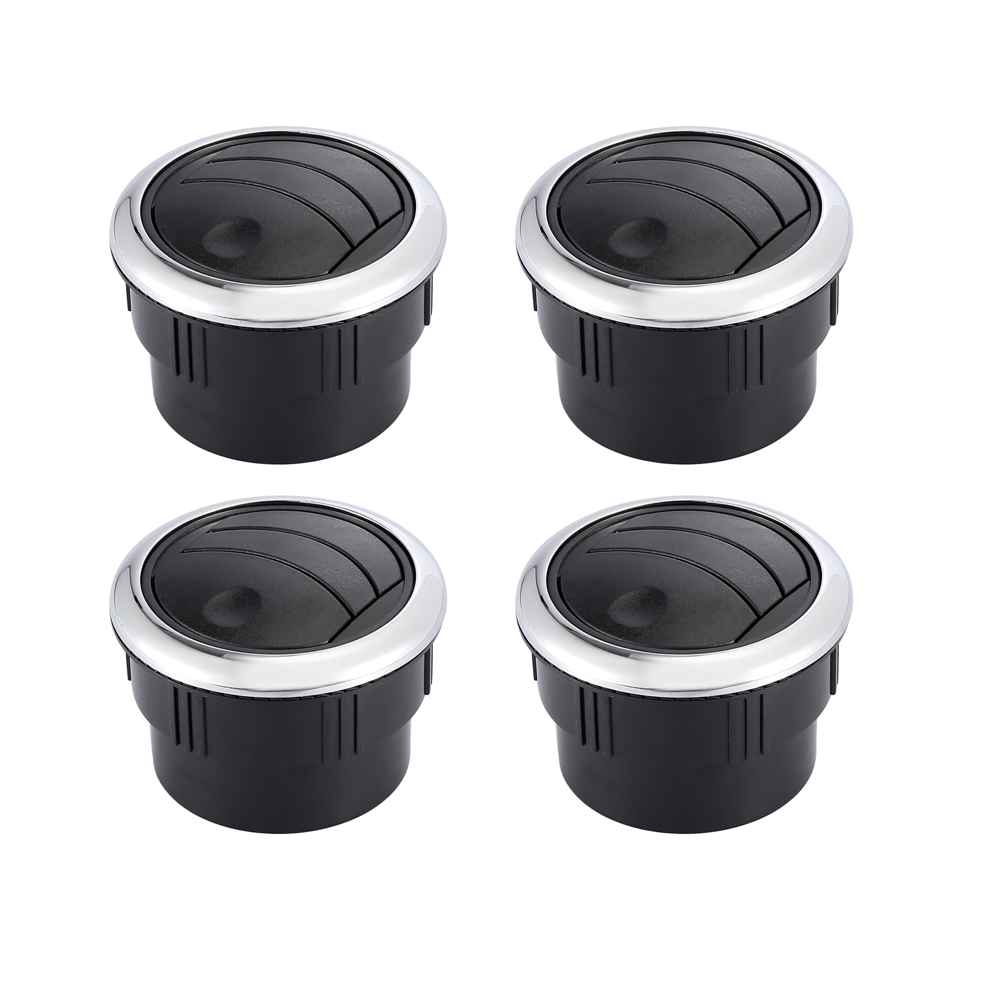 Unique Bargains 4pcs Round AC Air Outlet Vent Louvered Dashboard ...
