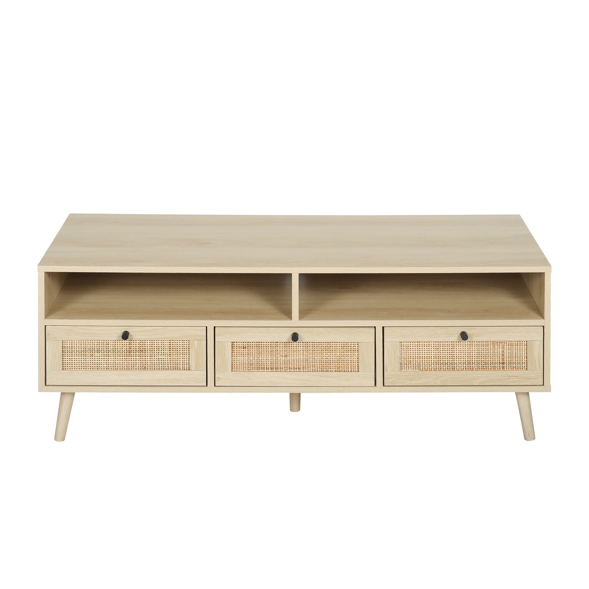 Fun Orange Modern/Contemporary Oak Tv Cabinet (Accommodates TVs up to ...
