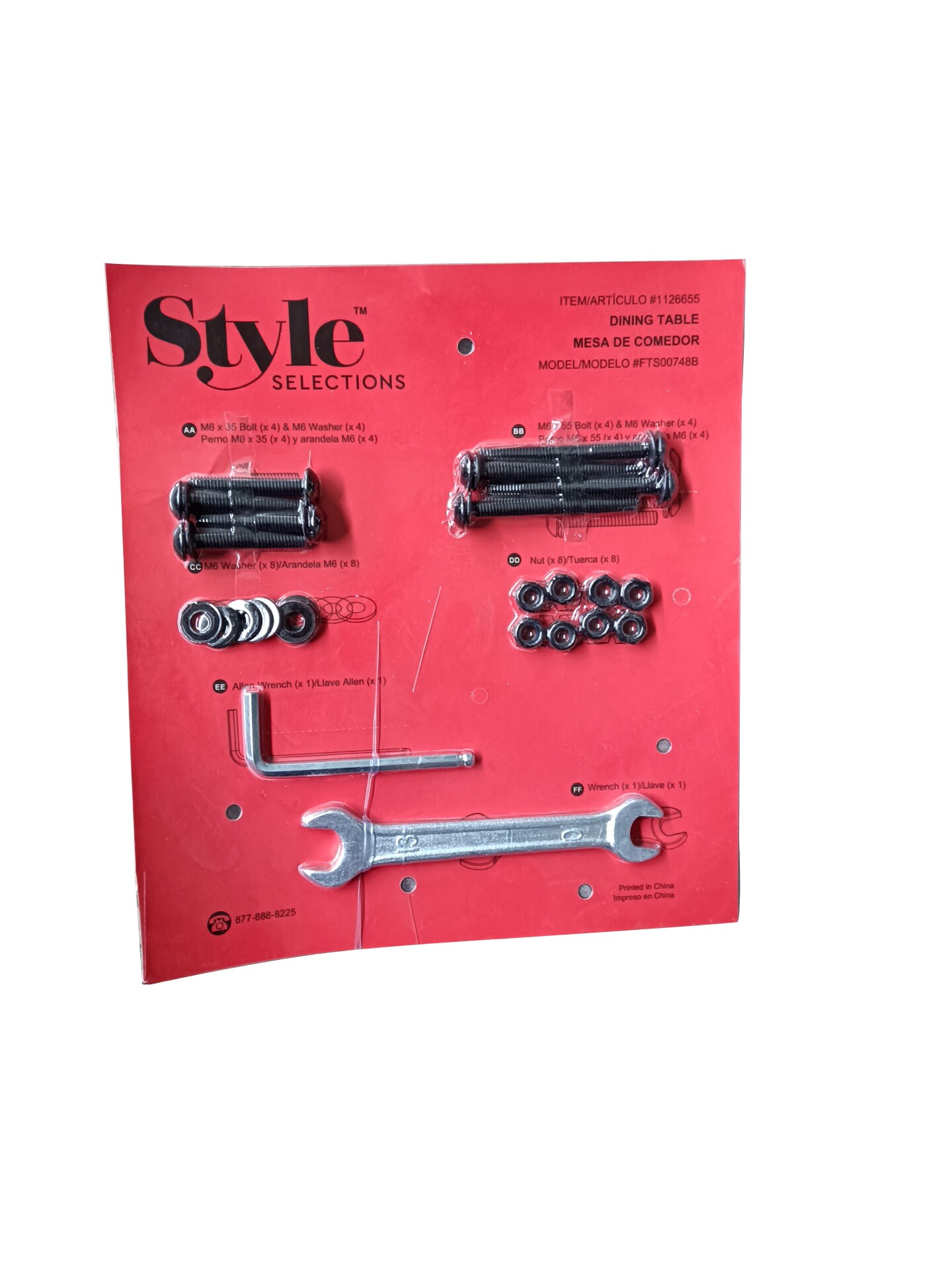 Style Selections Hardware pack for item 1126655 at Lowes.com