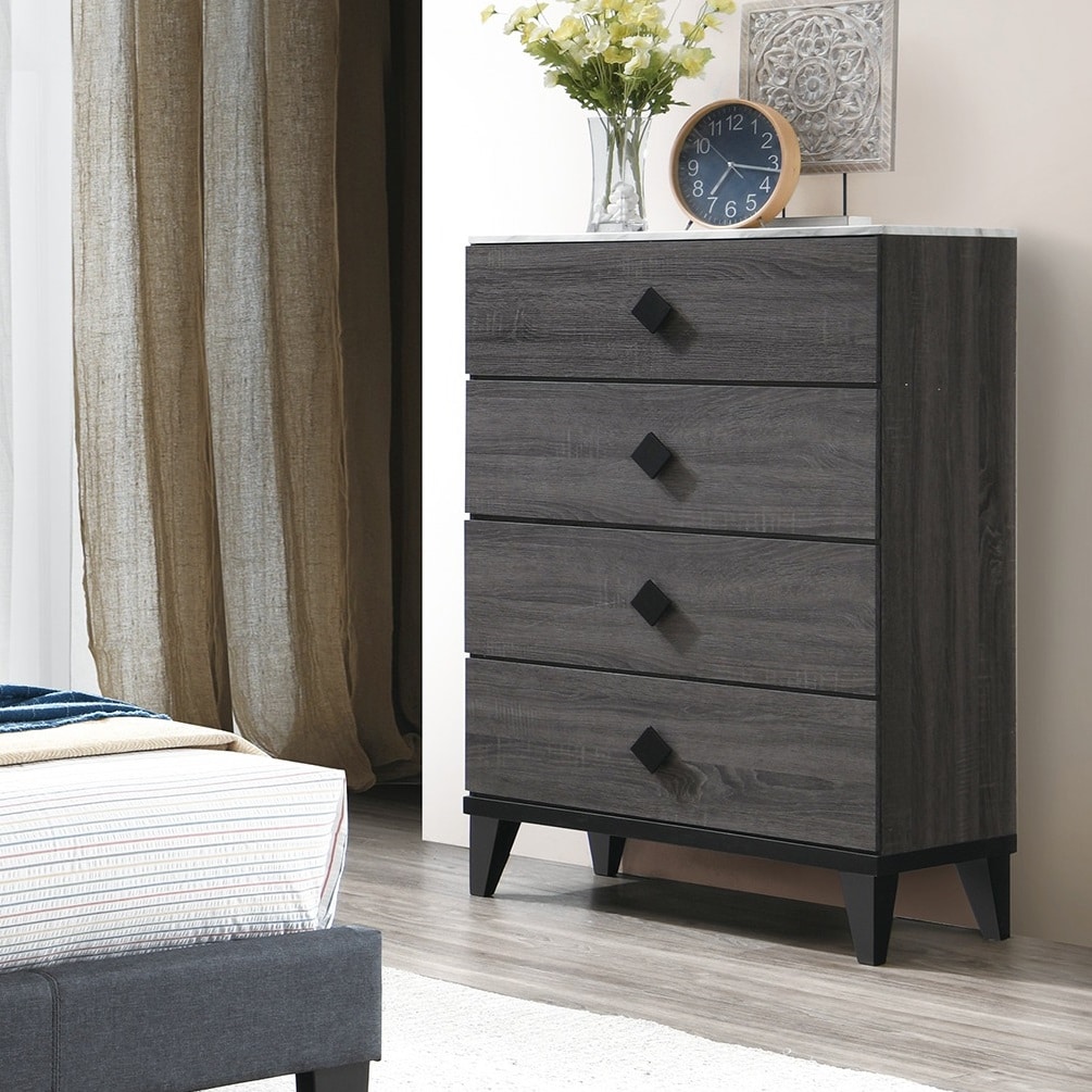 LOVMOR Modern Design Bedroom Furniture 1pc Chest Of Drawers Only ...
