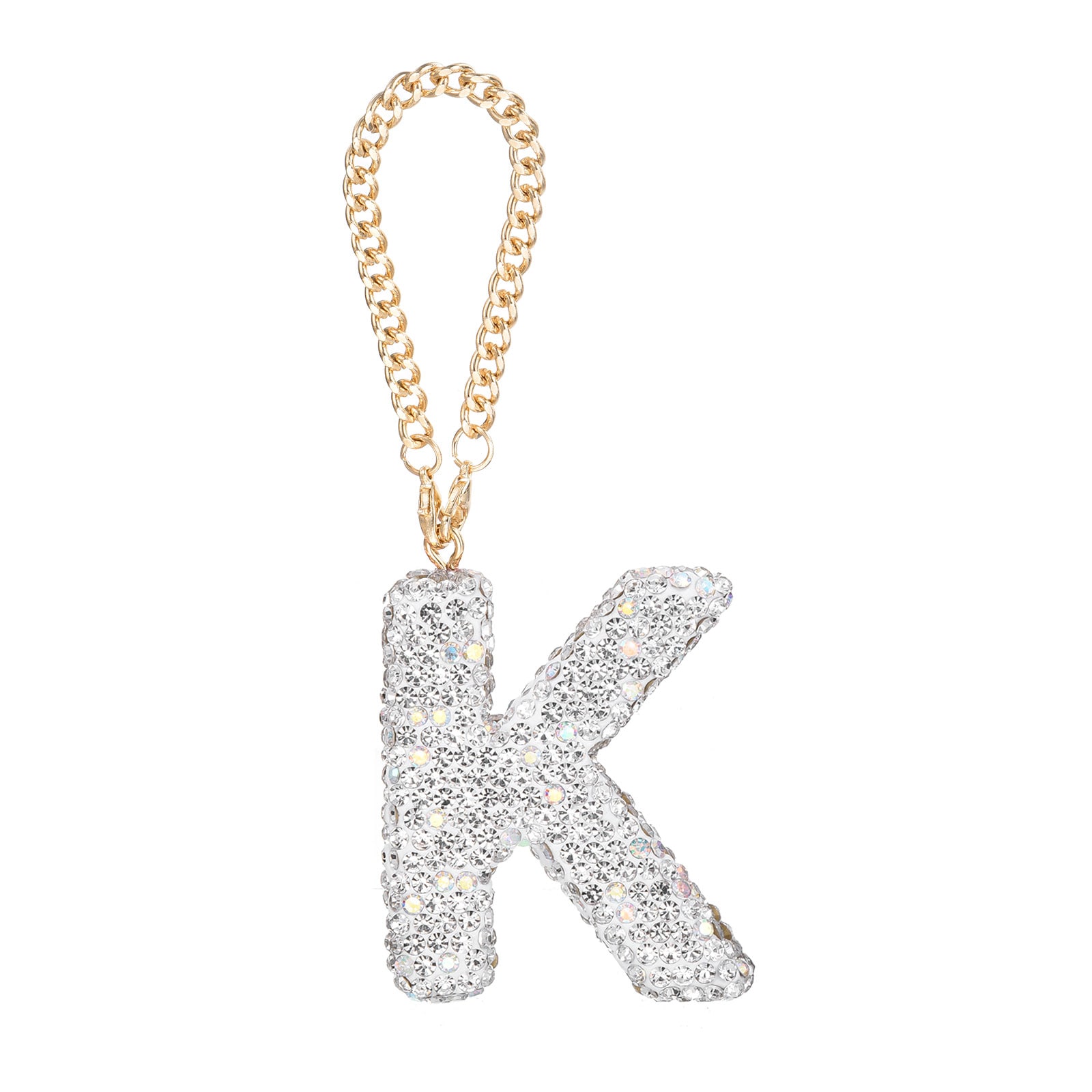 Unique Bargains Bling Car Letter Charm Initial K Letter Interior Car ...