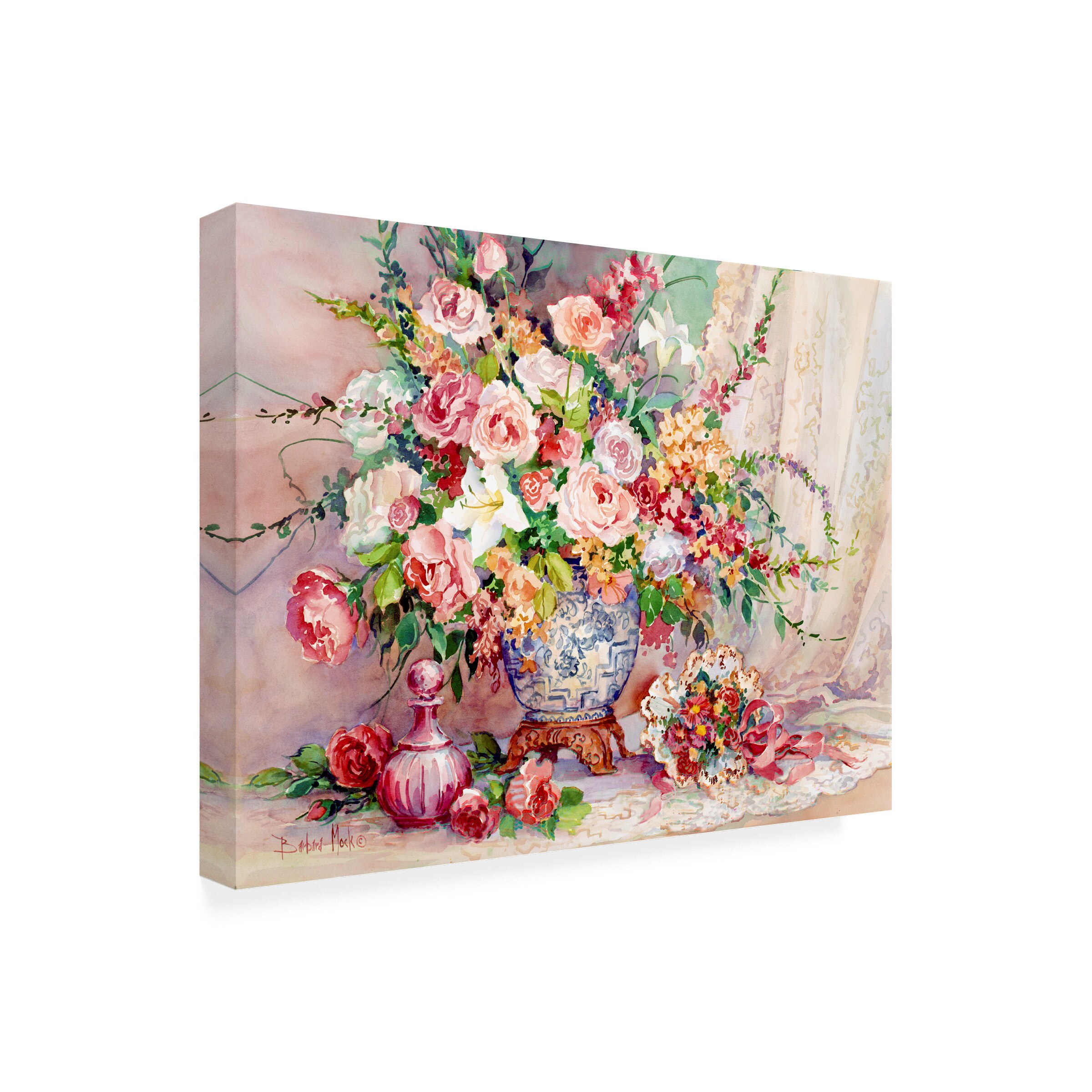 Trademark Fine Art Barbara Mock Victorias Treasures Canvas Art in the ...