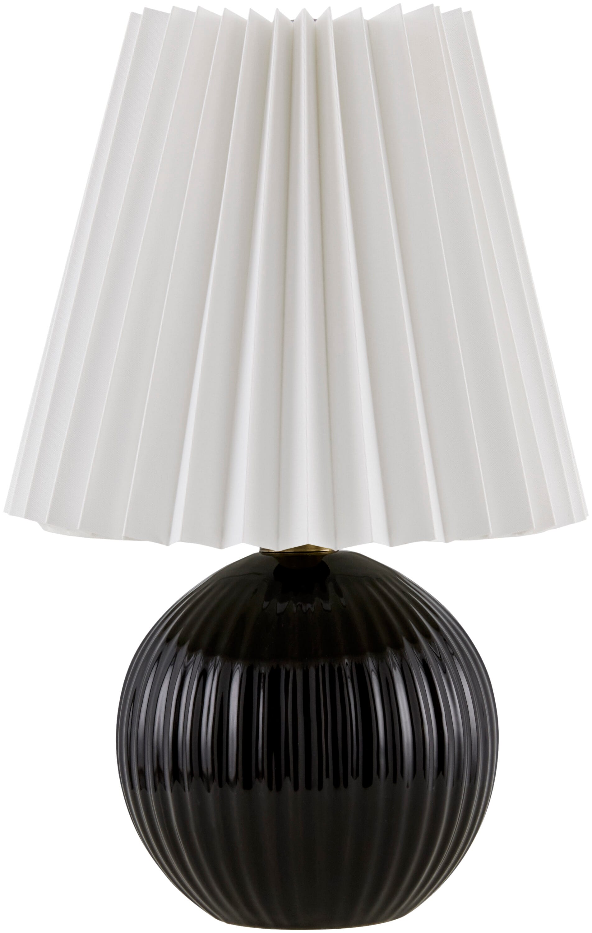 Livabliss Ferez 12-in White/Black On/Off switch Table Lamp with Linen ...
