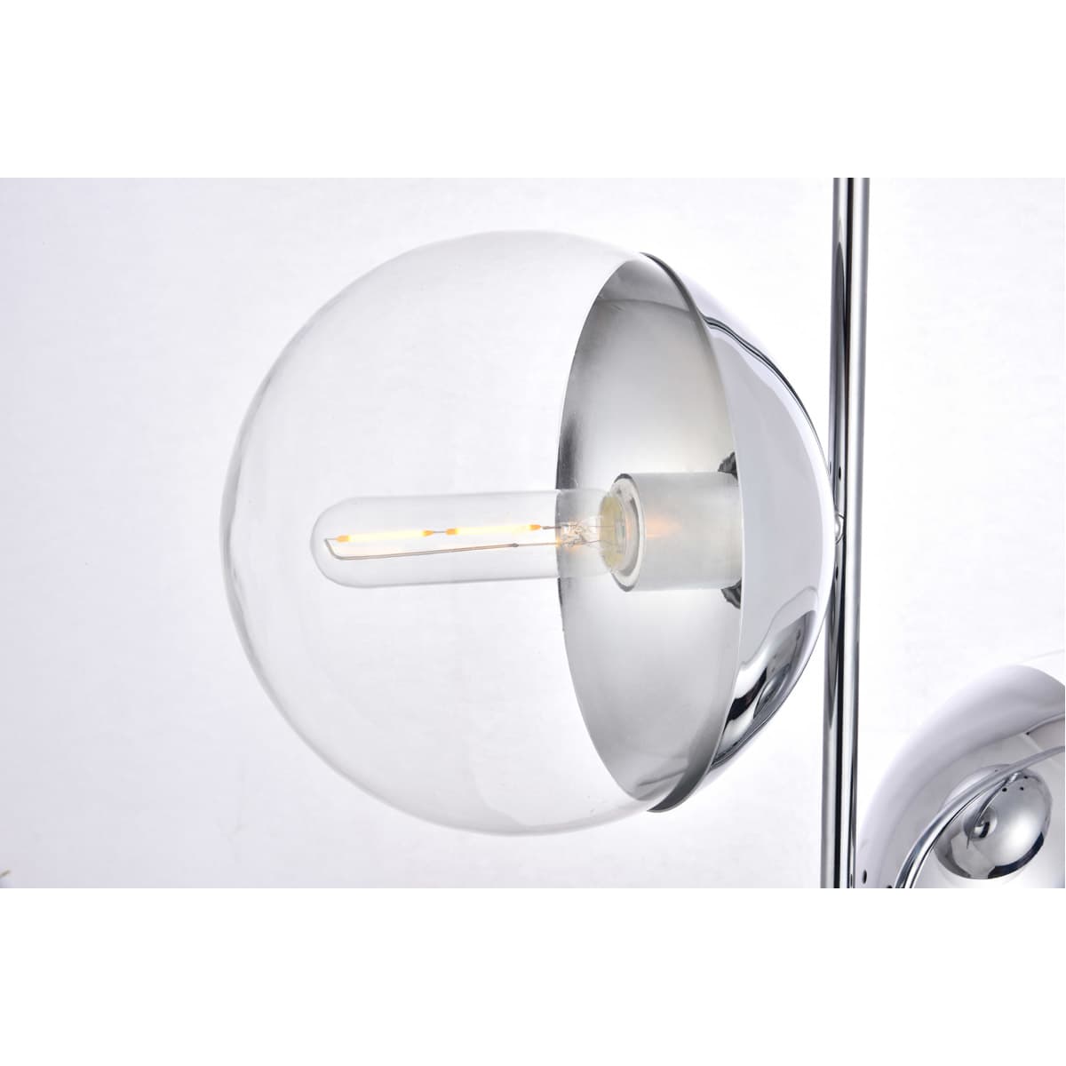 Elegant Lighting Living District LD6119C Eclipse 2 Light 17 inch Chrome ...