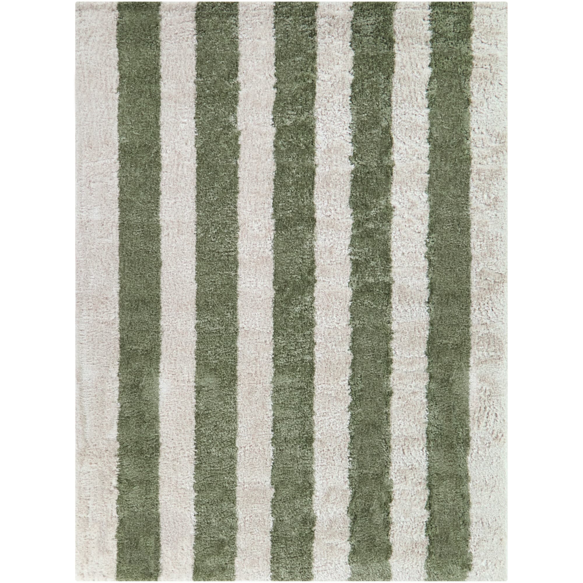 Balta Edan 7 x 10 Green Striped Area Rug in the Rugs department at ...