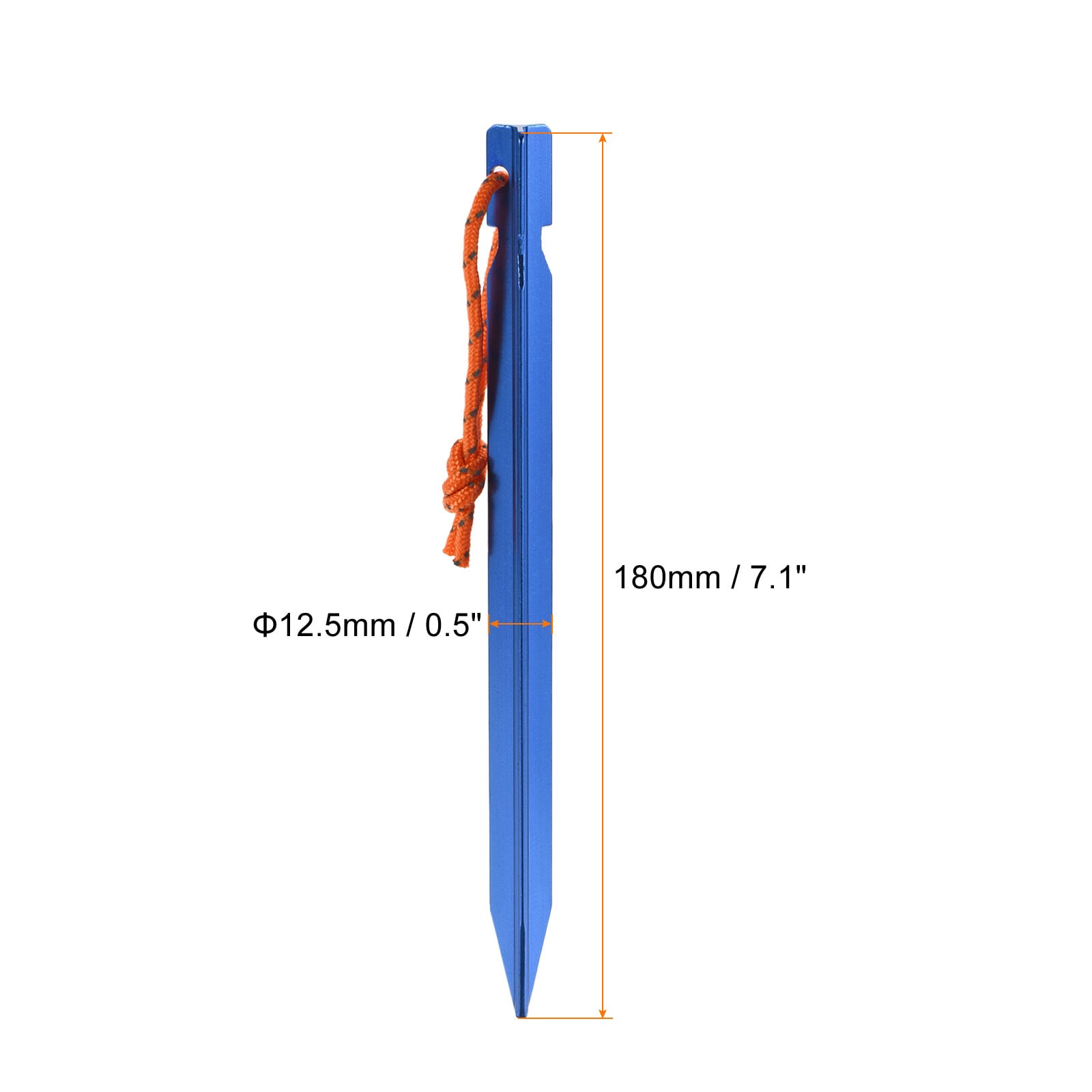 Unique Bargains 1 Set Tent Stakes Y-Beam with Reflective Pull Rope Kit ...