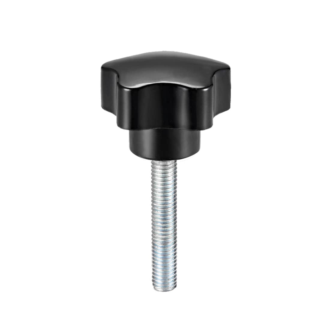 Unique Bargains Star Knob Grip M8 x 35mm Male Thread Steel Zinc Stud ...