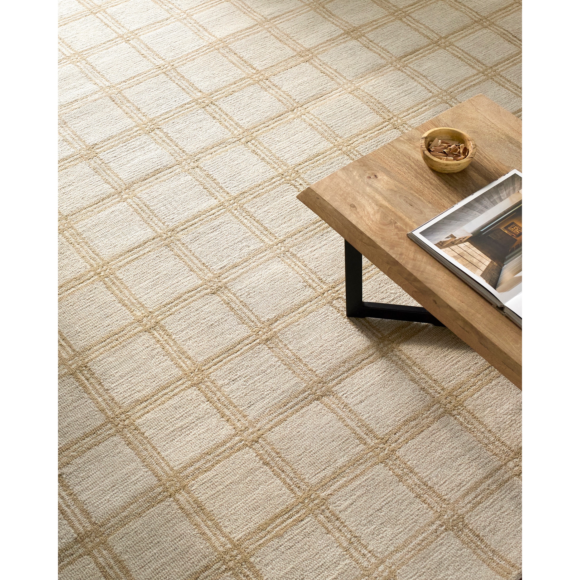 Livabliss Our PNW Home Idaho 3 x 8 (ft) Tufted Wool Beige, Sandstone ...