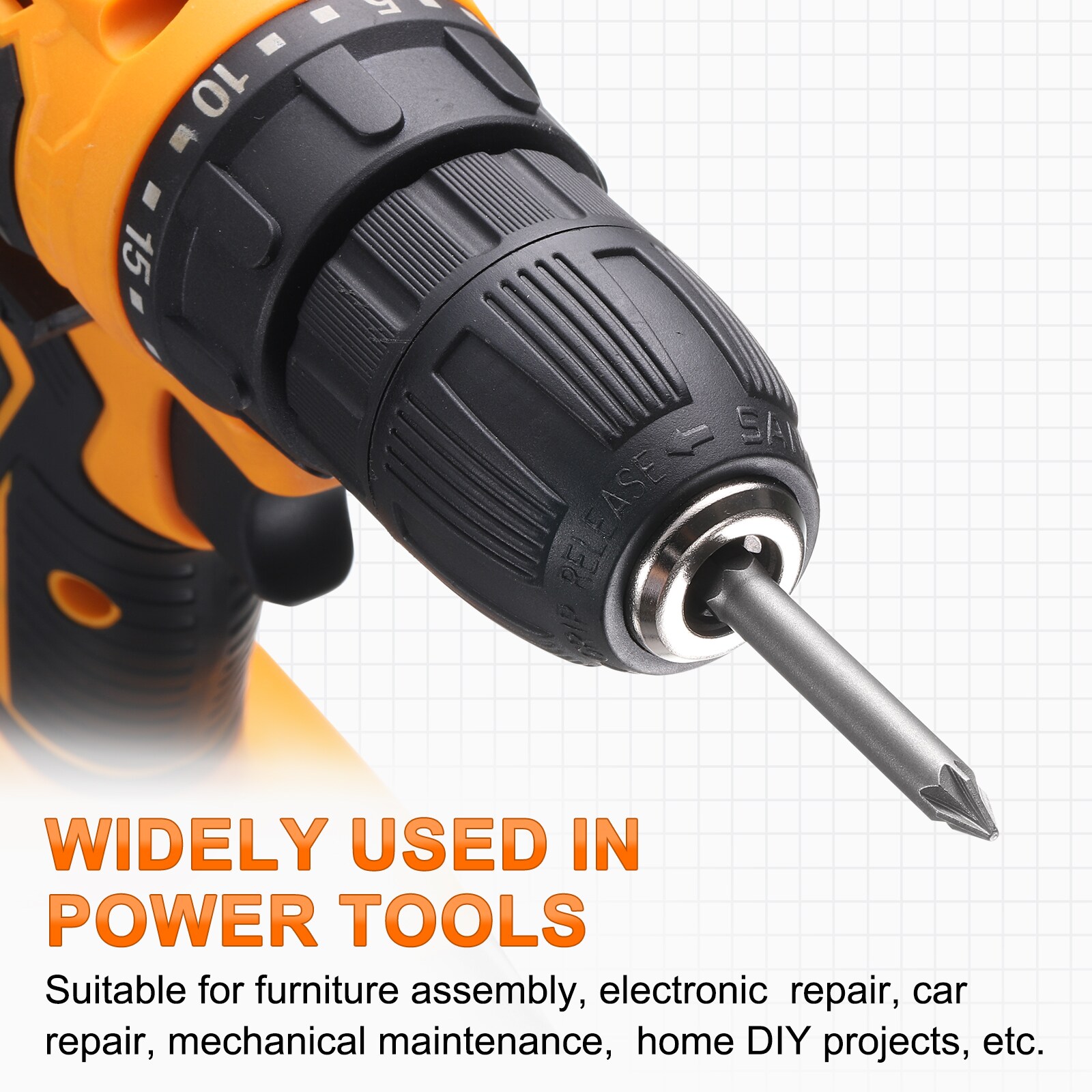 Harfington 2pcs PZ2 Screwdriver Bit 1/4 Inch Hex Shank 150mm/6 Inch ...