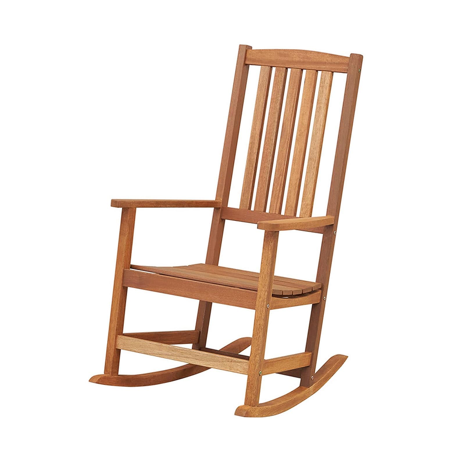 Slickblue Elegant Hardwood Rocking Chair Noiseless Rocking Motion Ideal ...