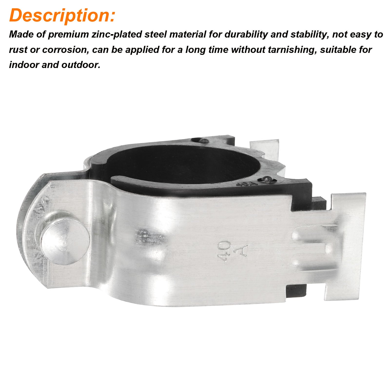 Unique Bargains 5pcs Rubber Cushion Strut Clamp 2-Inch Cushioned Clamp ...