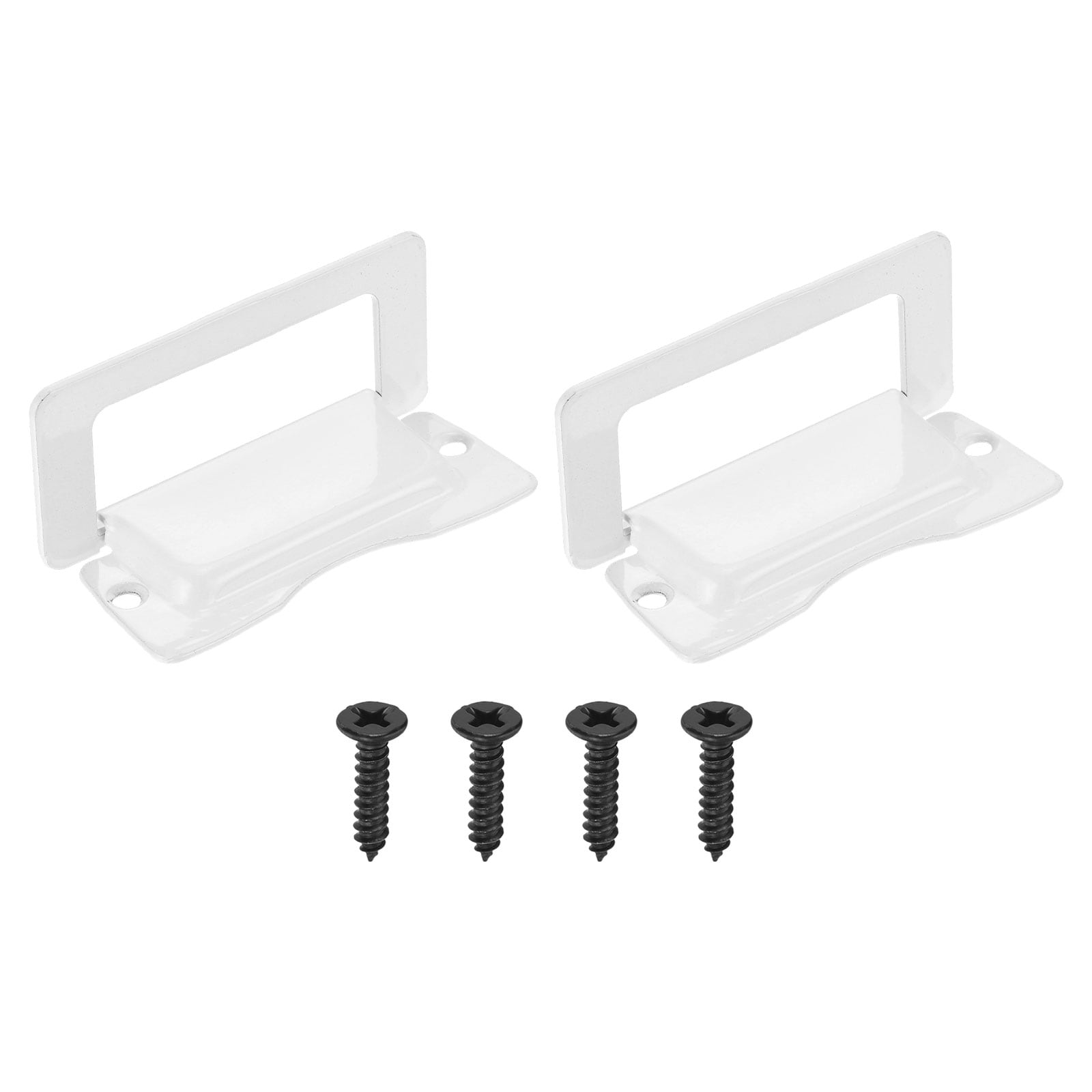 PATIKIL Recessed Pull Door Handle 2 Pack Invisible Flush Pull Handle ...