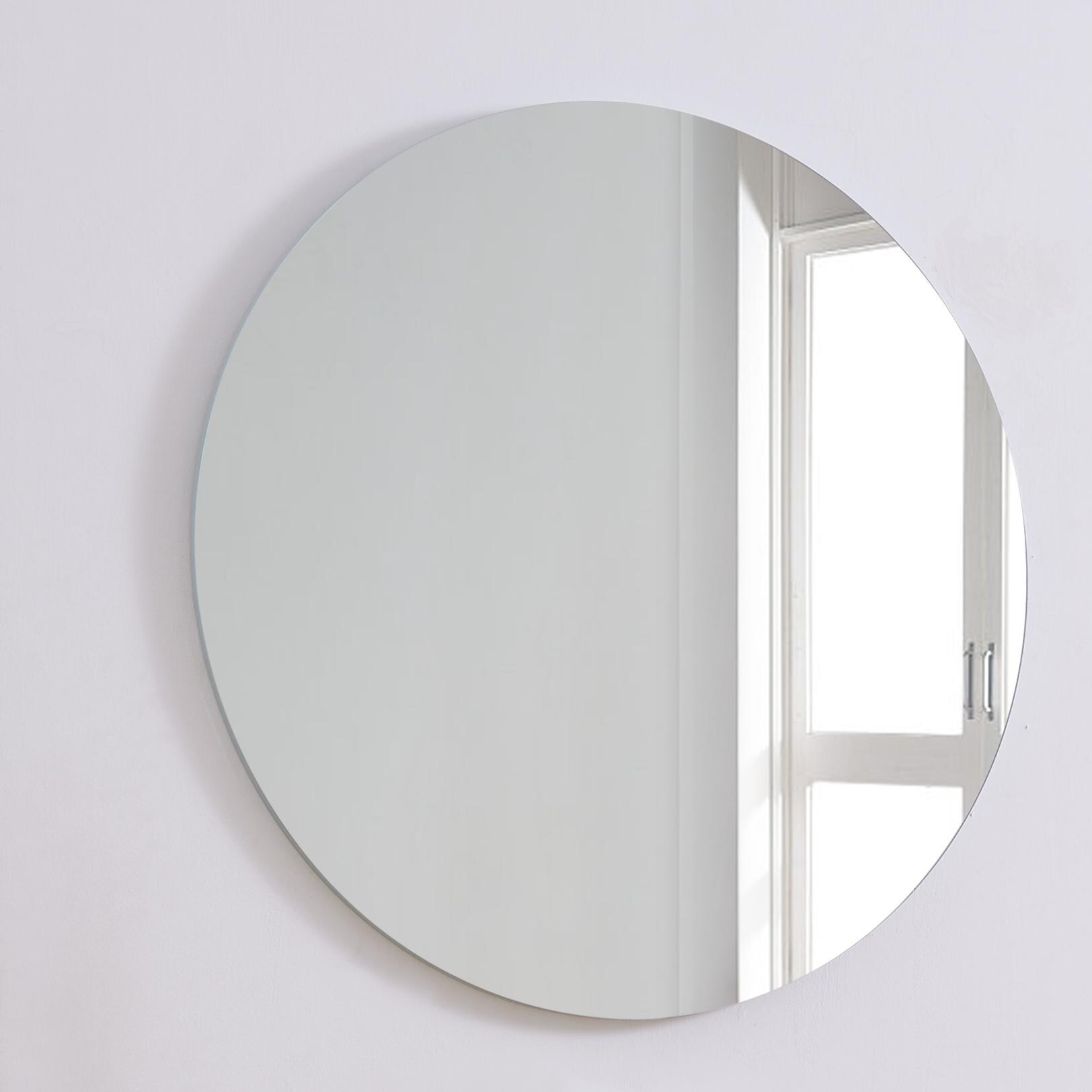 Huluwat 80cm bathroom mirror round mirror wall mount in the Bathroom ...