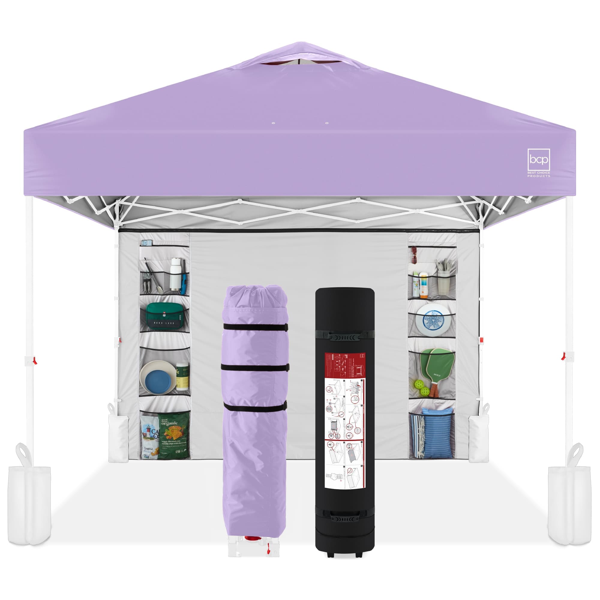 Best Choice Products 10x10ft Easy Setup Pop Up Canopy Portable Tent w ...