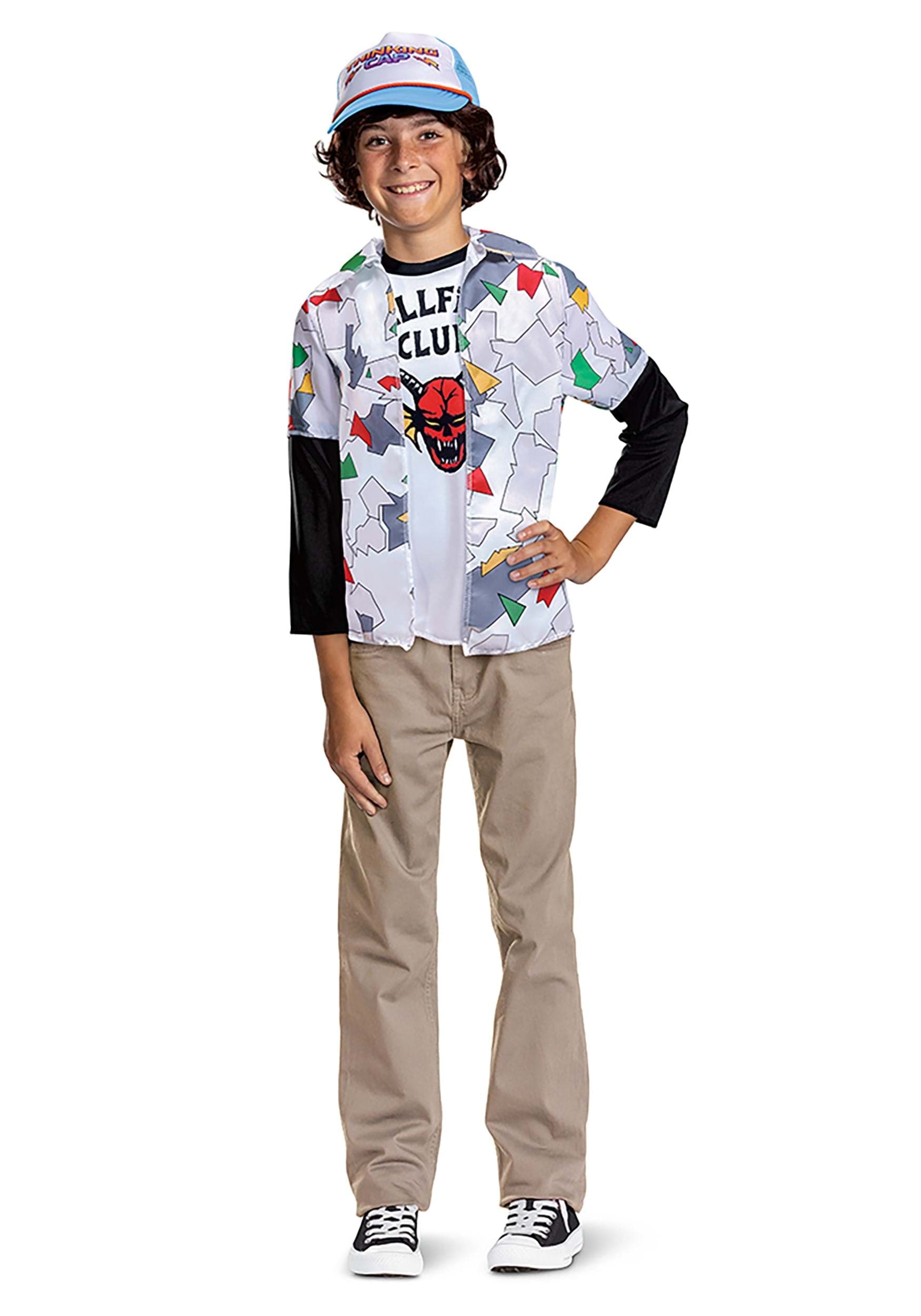 Disguise Kid's Stranger Things Dustin Costume Kit Size 14/16 in the ...