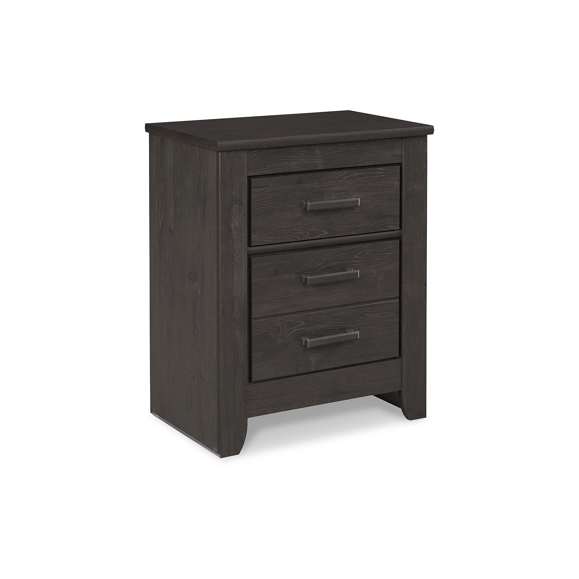 Signature Design by Ashley Brinxton Charcoal Nightstand with 2 Drawers ...