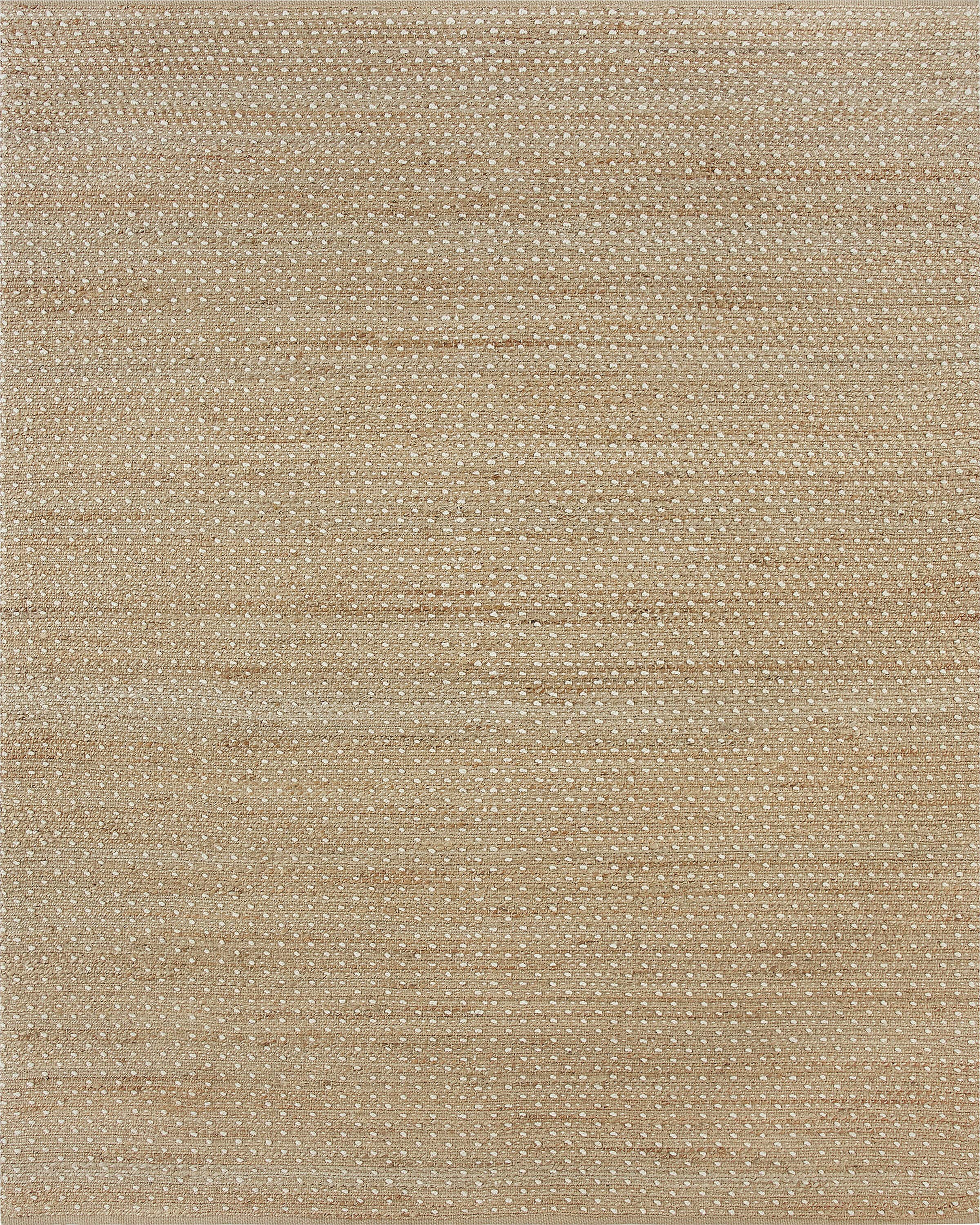 allen + roth Speckled Dunes 8 x 10 (ft) Loomed Jute Natural Ivory ...