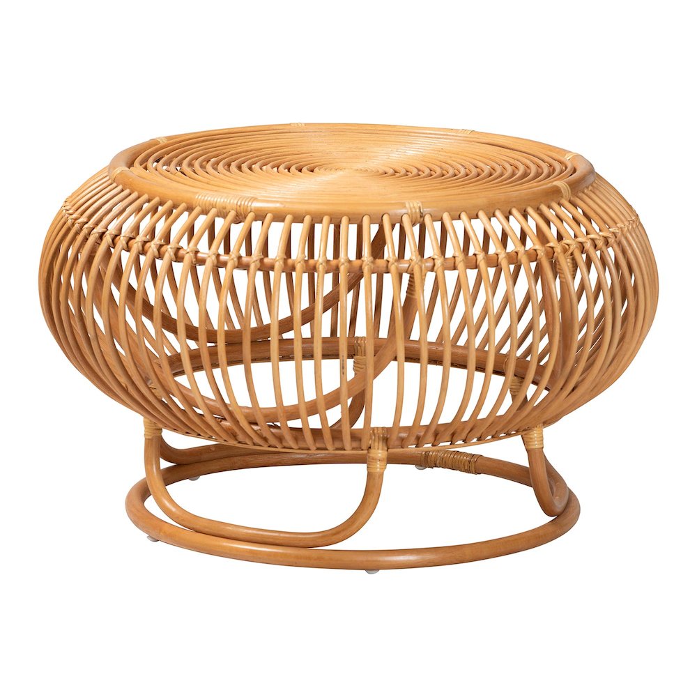 bali & pari Adeola Natural Rattan Coffee Table in the Coffee Tables ...
