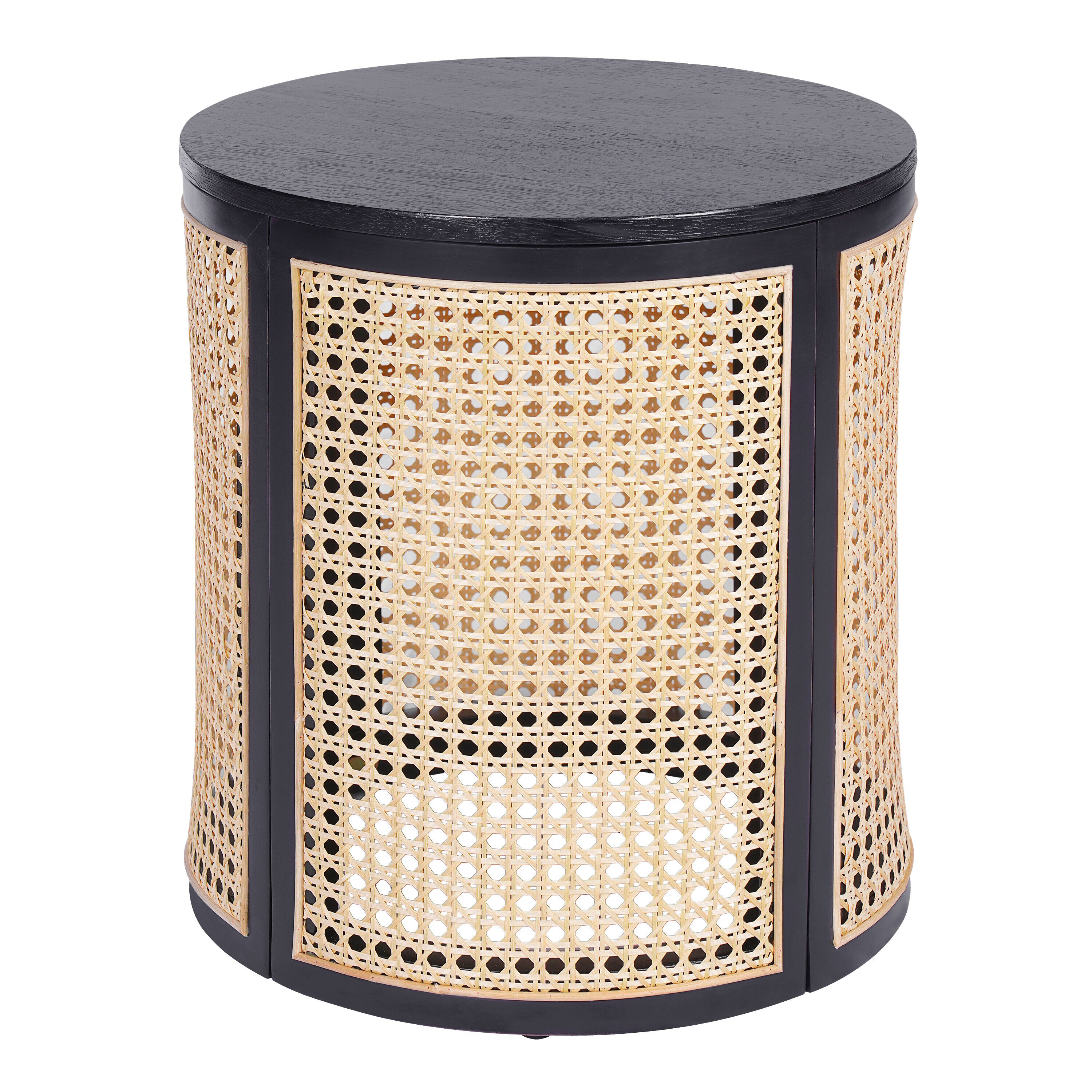Christopher Knight Home Ian Modern 15.7 Inch Round Wood End Table with ...