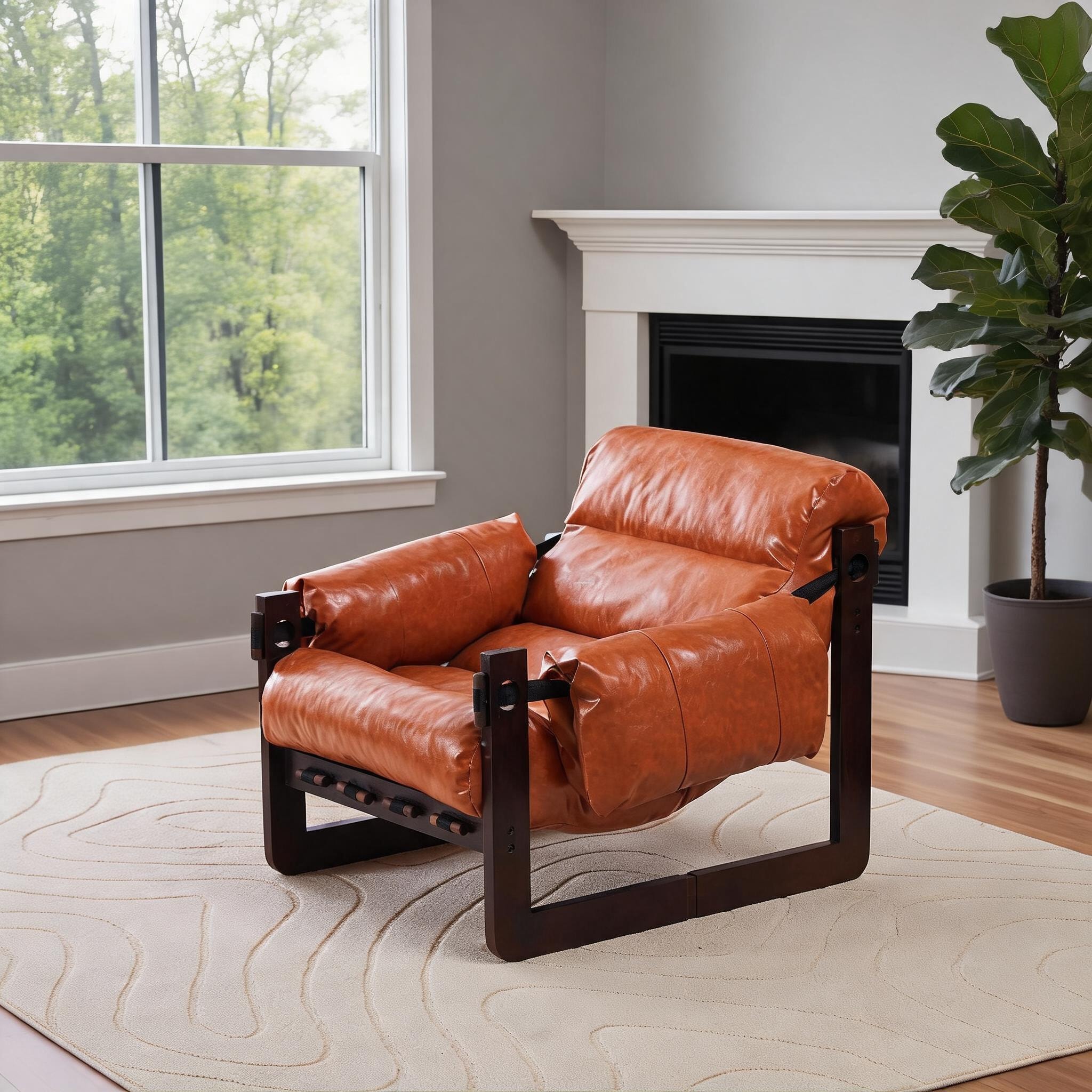 Watnature Single-Seat Medieval Modern Vintage Lounge Chair Removable ...