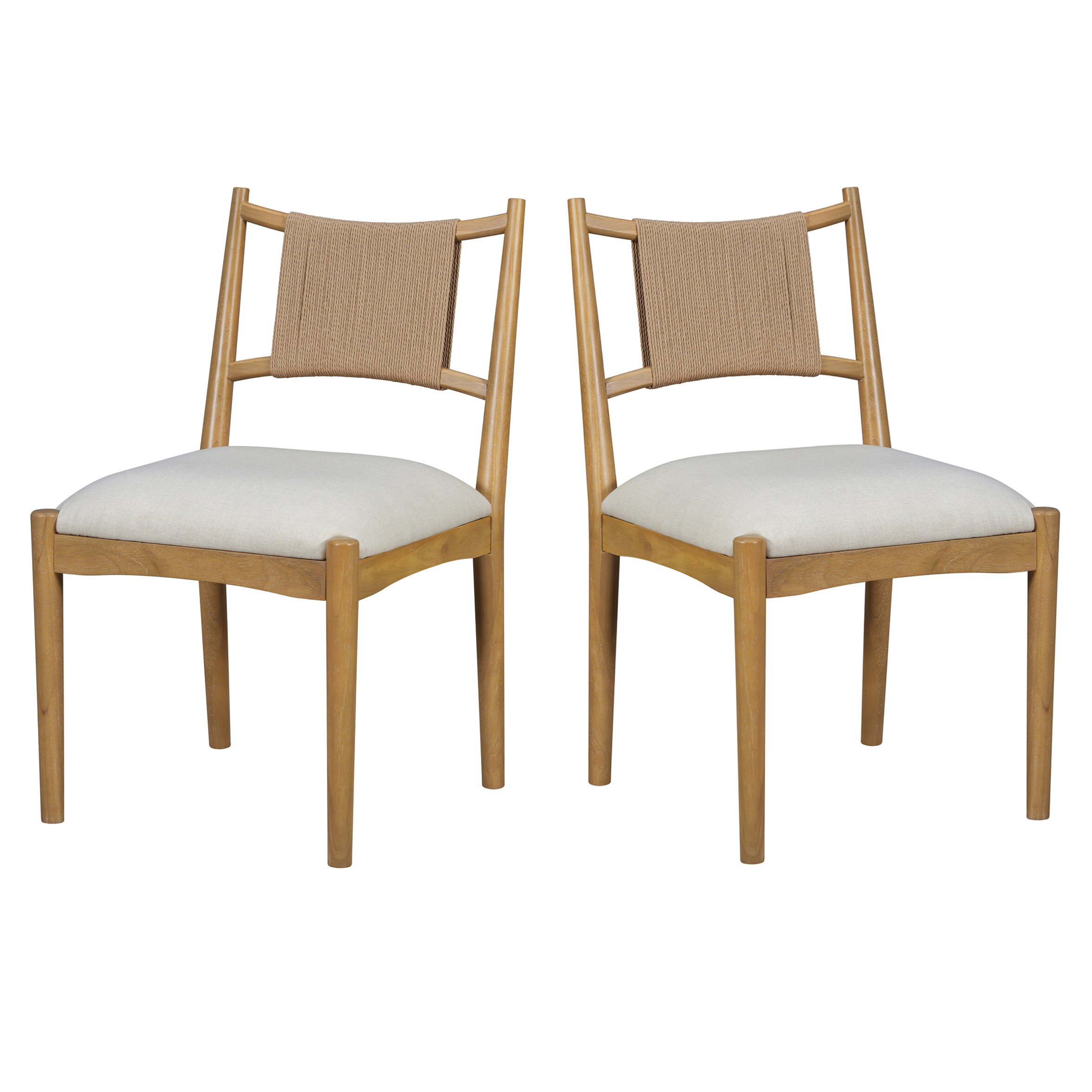Christopher Knight Home Modern Light Brown Finish Upholstered Parsons ...