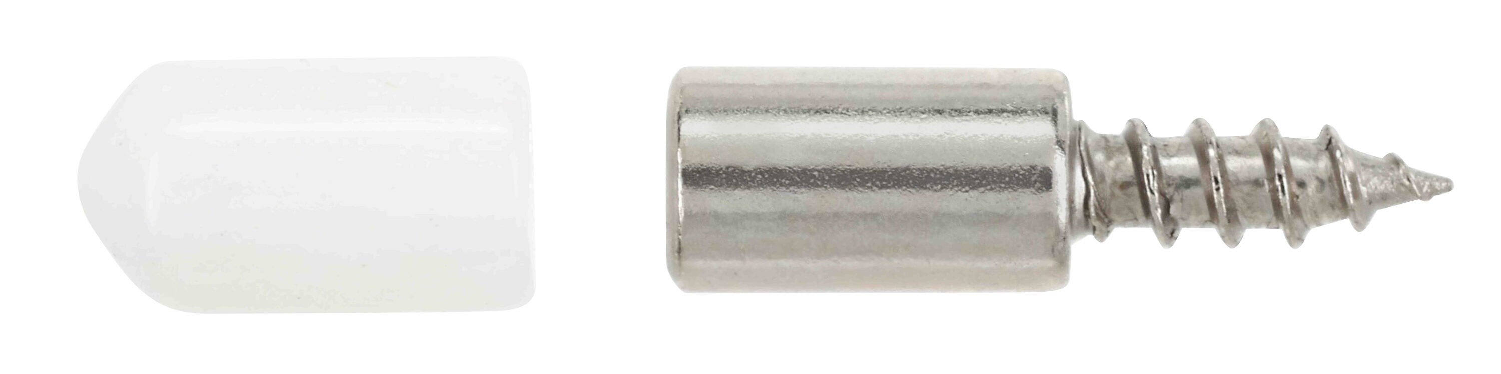 Hillman 0.98-in L x 0.3-in W x 0.98-in D White Shelf pins 20 -Pack in ...
