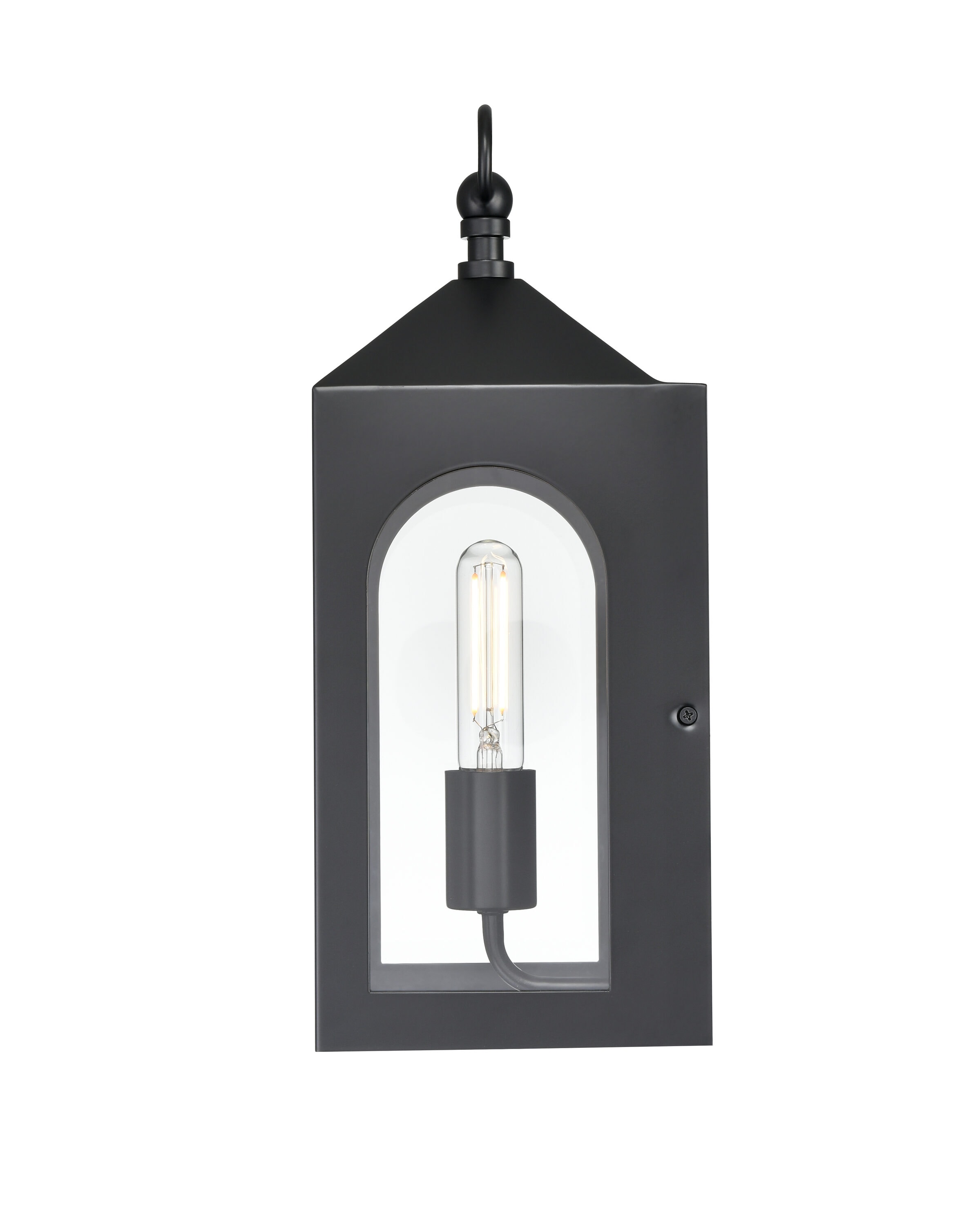 Millennium Lighting Bratton 1-Light 16-in H Matte Black Outdoor Wall ...