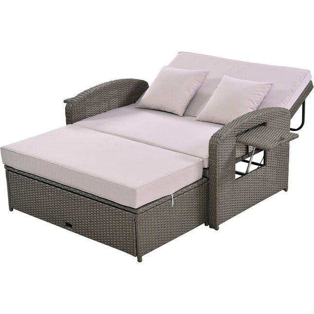 SINOFURN 3-Piece All-Weather PE Wicker Conversation Set at Lowes.com SINOFURN 3-Piece All-Weather PE Wicker Conversation Set at Lowes.com