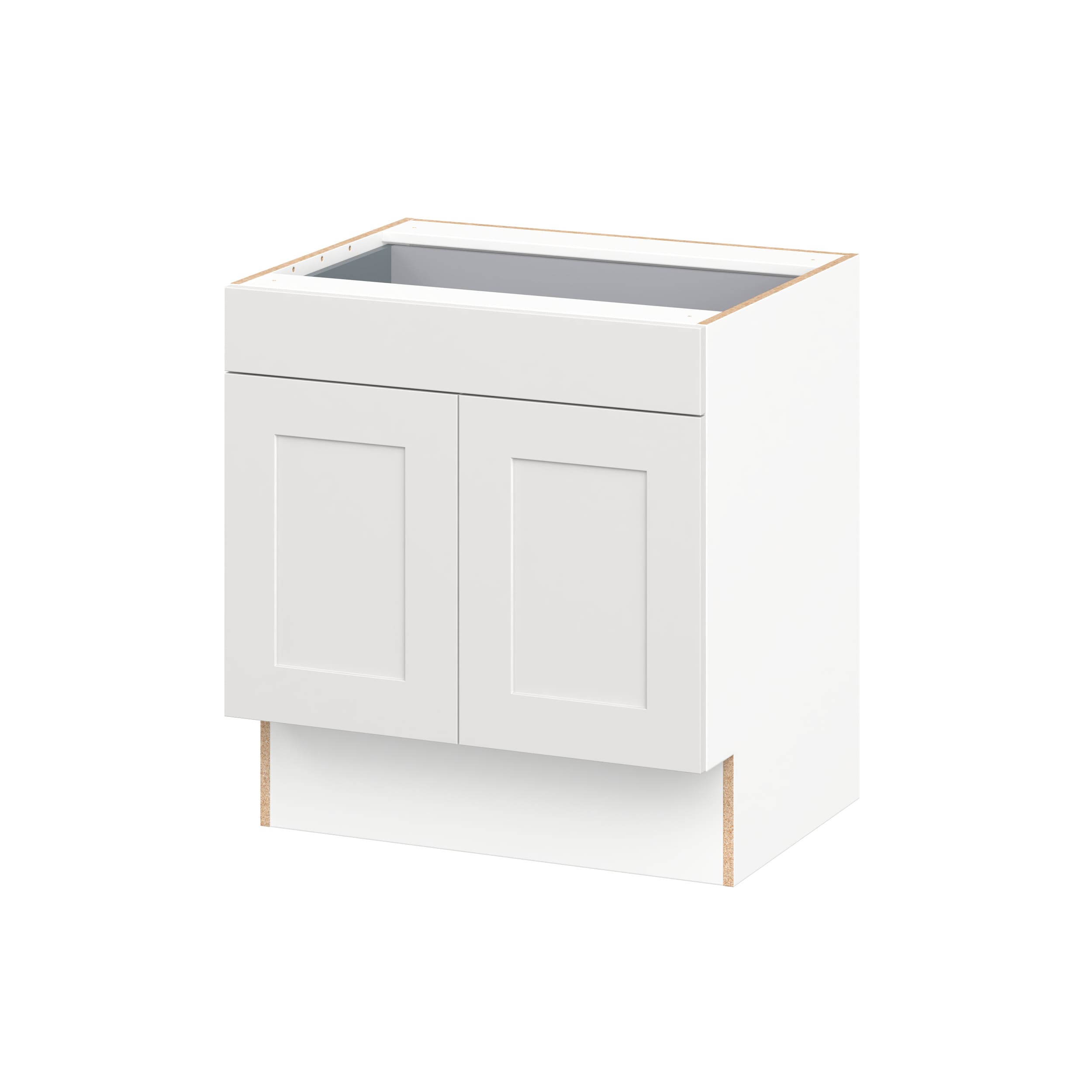 Hugo&Borg Jolie 30-in W x 32.5-in H x 24.5-in D Warm White Painted Base ...